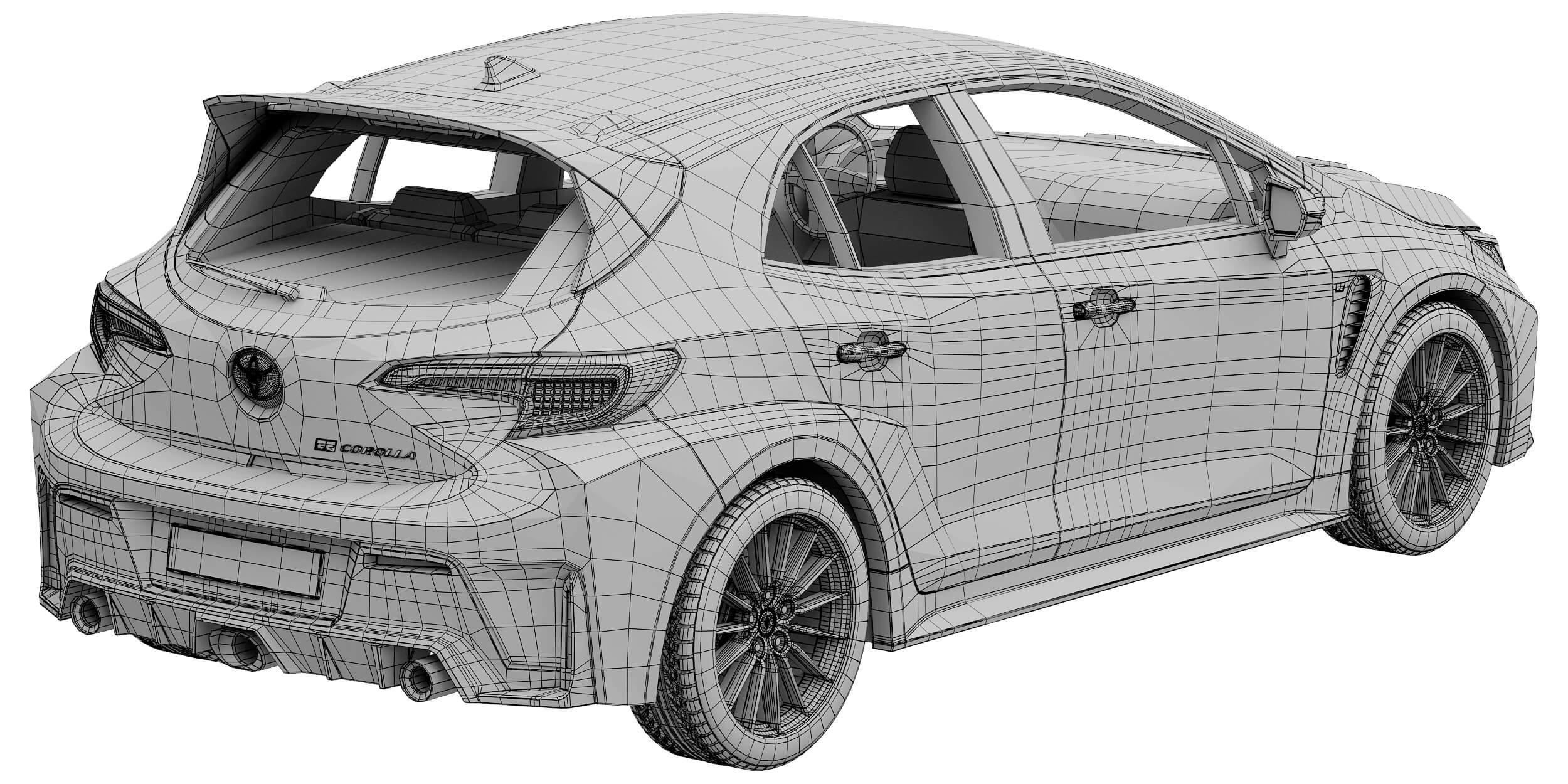 Toyota GR Corolla - 3D Model by zifir3d