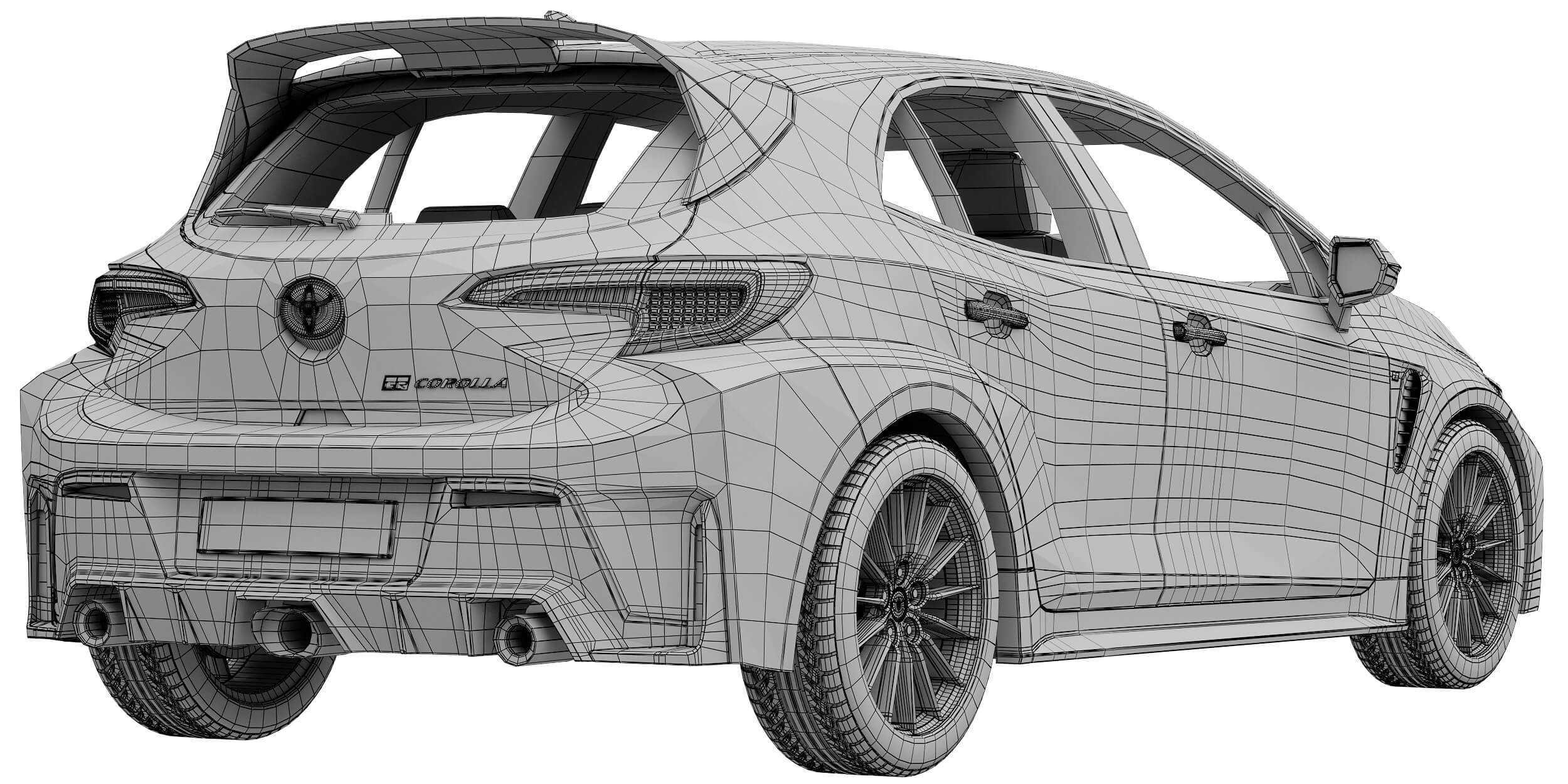 Toyota GR Corolla - 3D Model by zifir3d