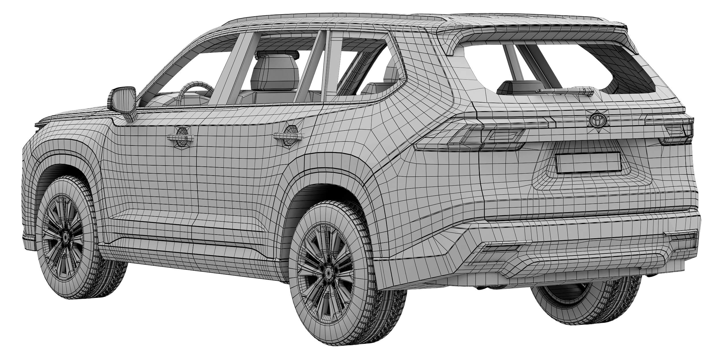 Toyota Grand Highlander - 3D Model by zifir3d