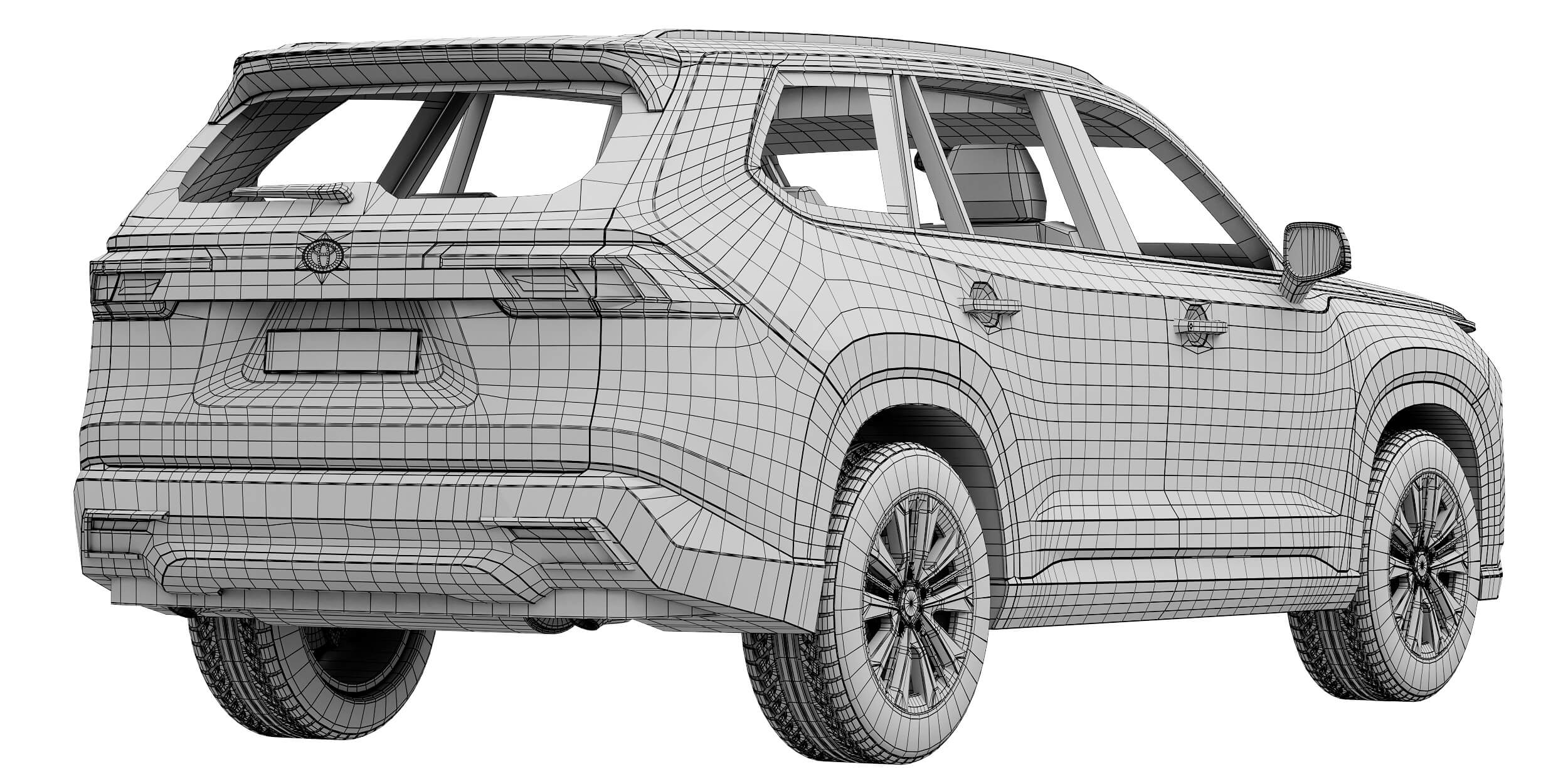 Toyota Grand Highlander - 3D Model by zifir3d