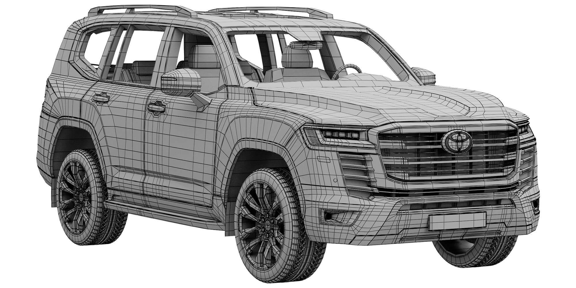 Toyota Land Cruiser 300 - 3D Model by zifir3d