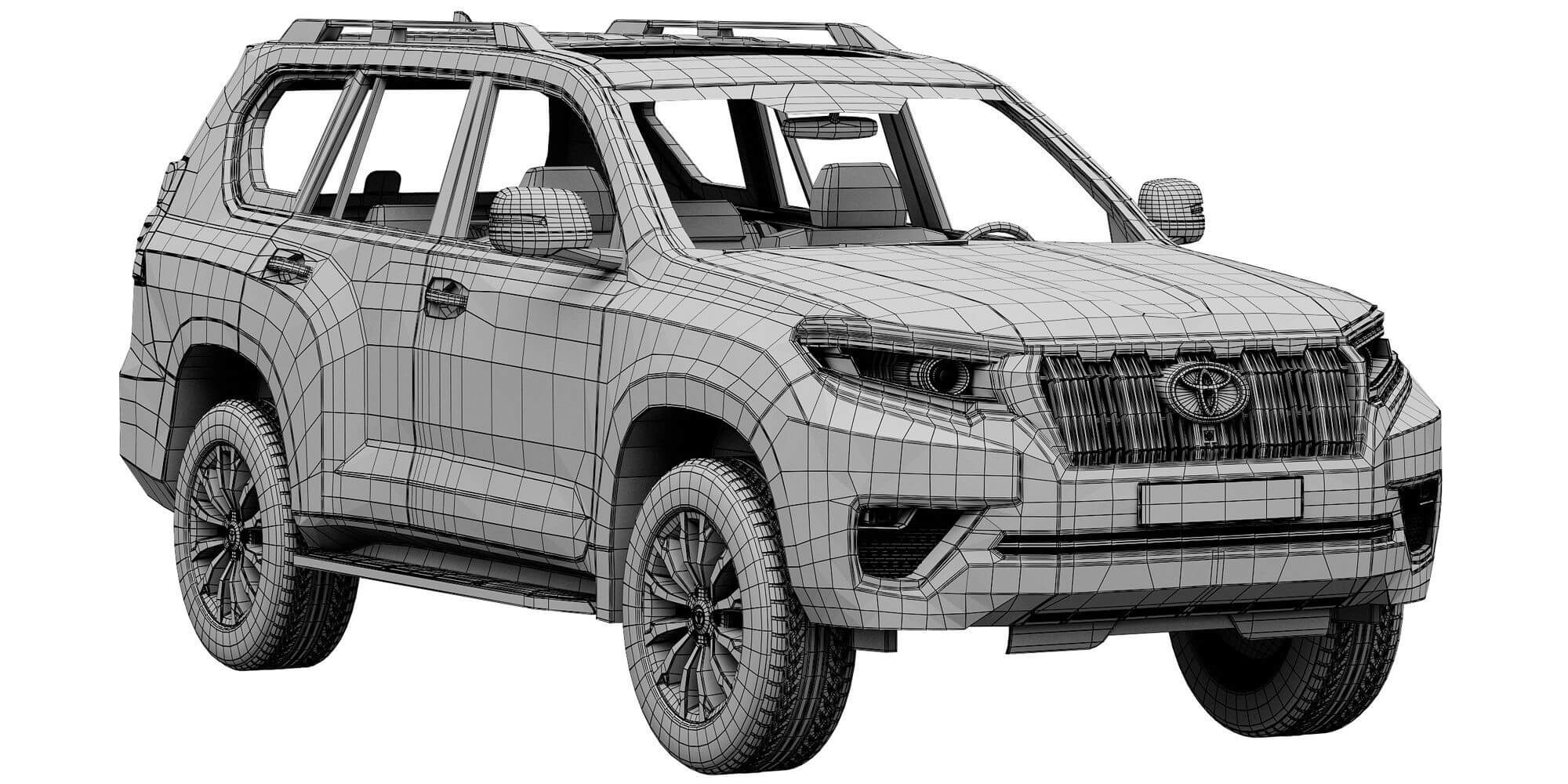 Toyota Land Cruiser Prado - 3D Model by zifir3d