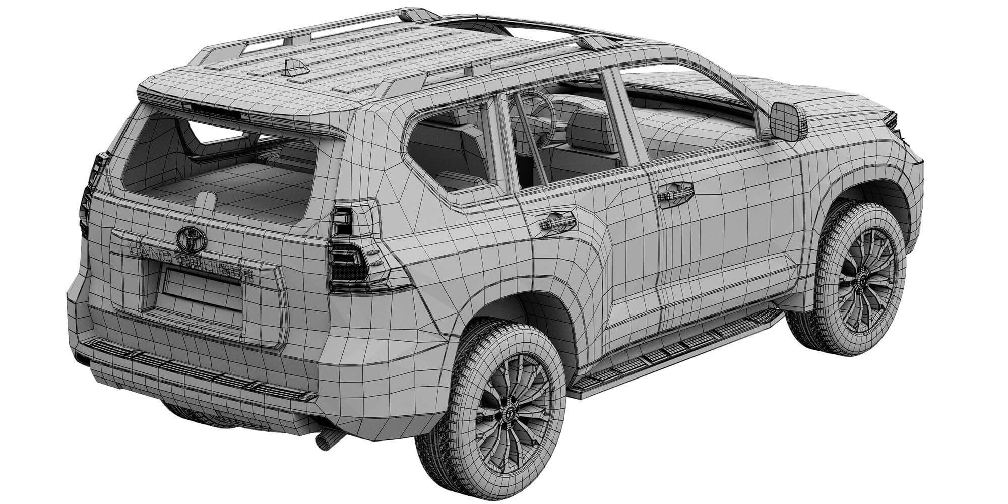 Toyota Land Cruiser Prado - 3D Model by zifir3d