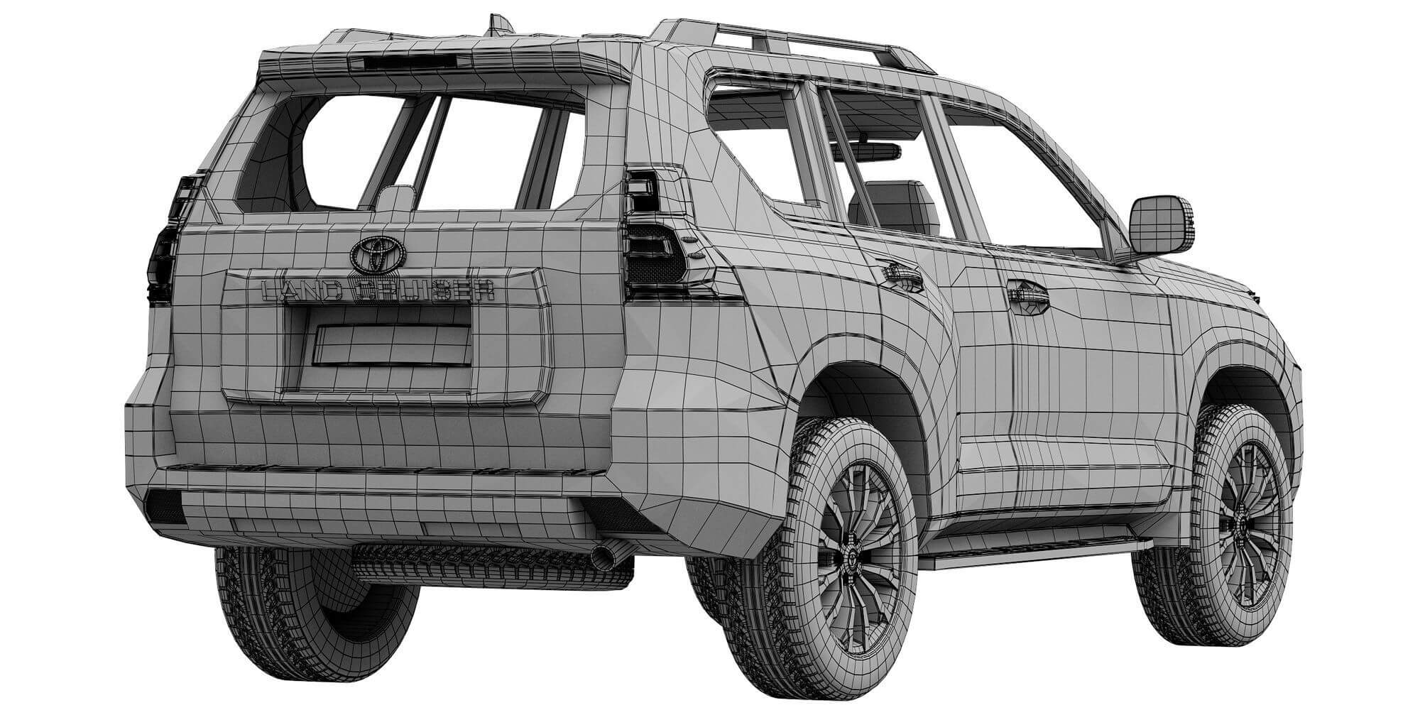 Toyota Land Cruiser Prado - 3D Model by zifir3d