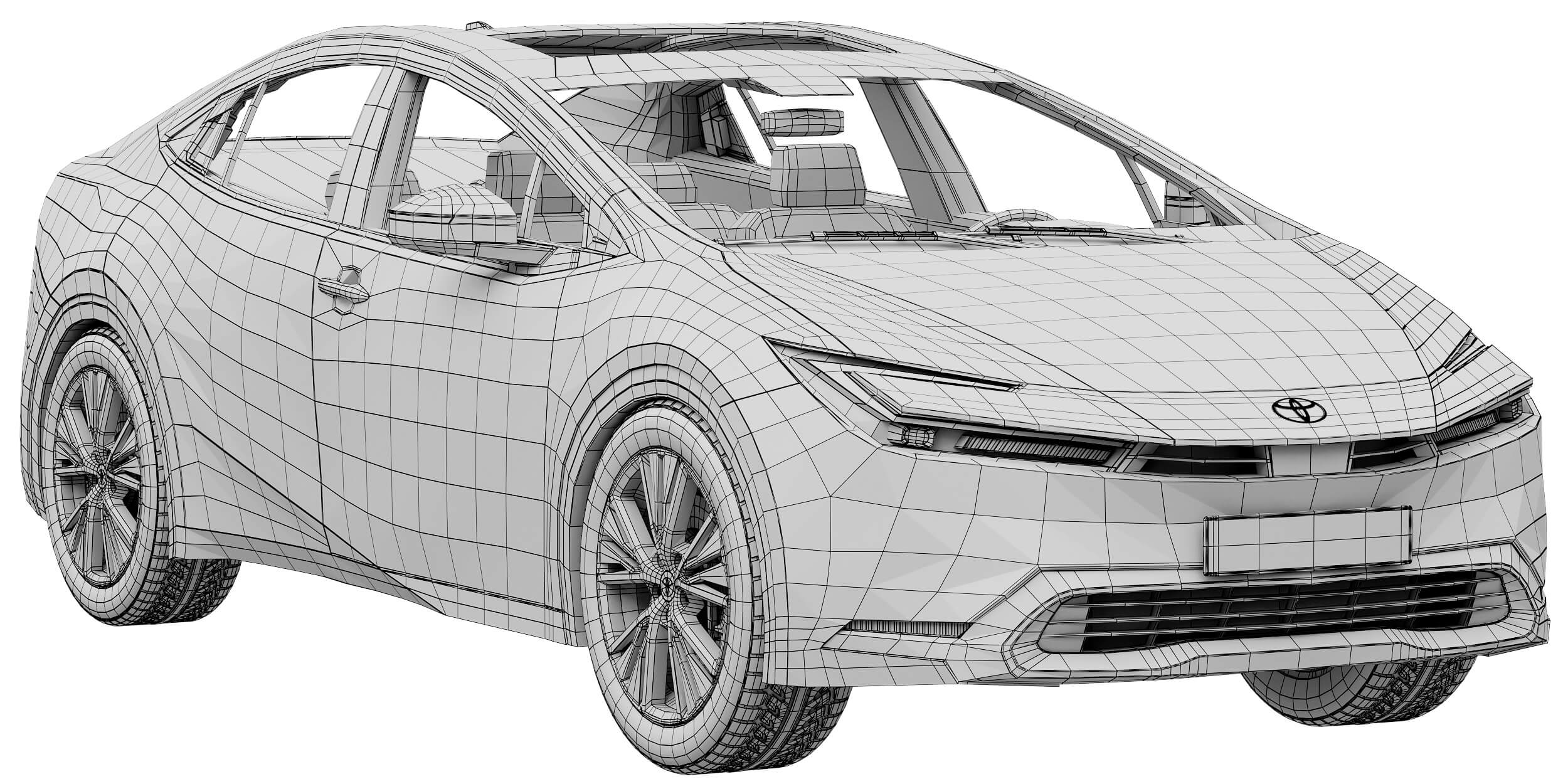 Toyota Prius - 3D Model by zifir3d