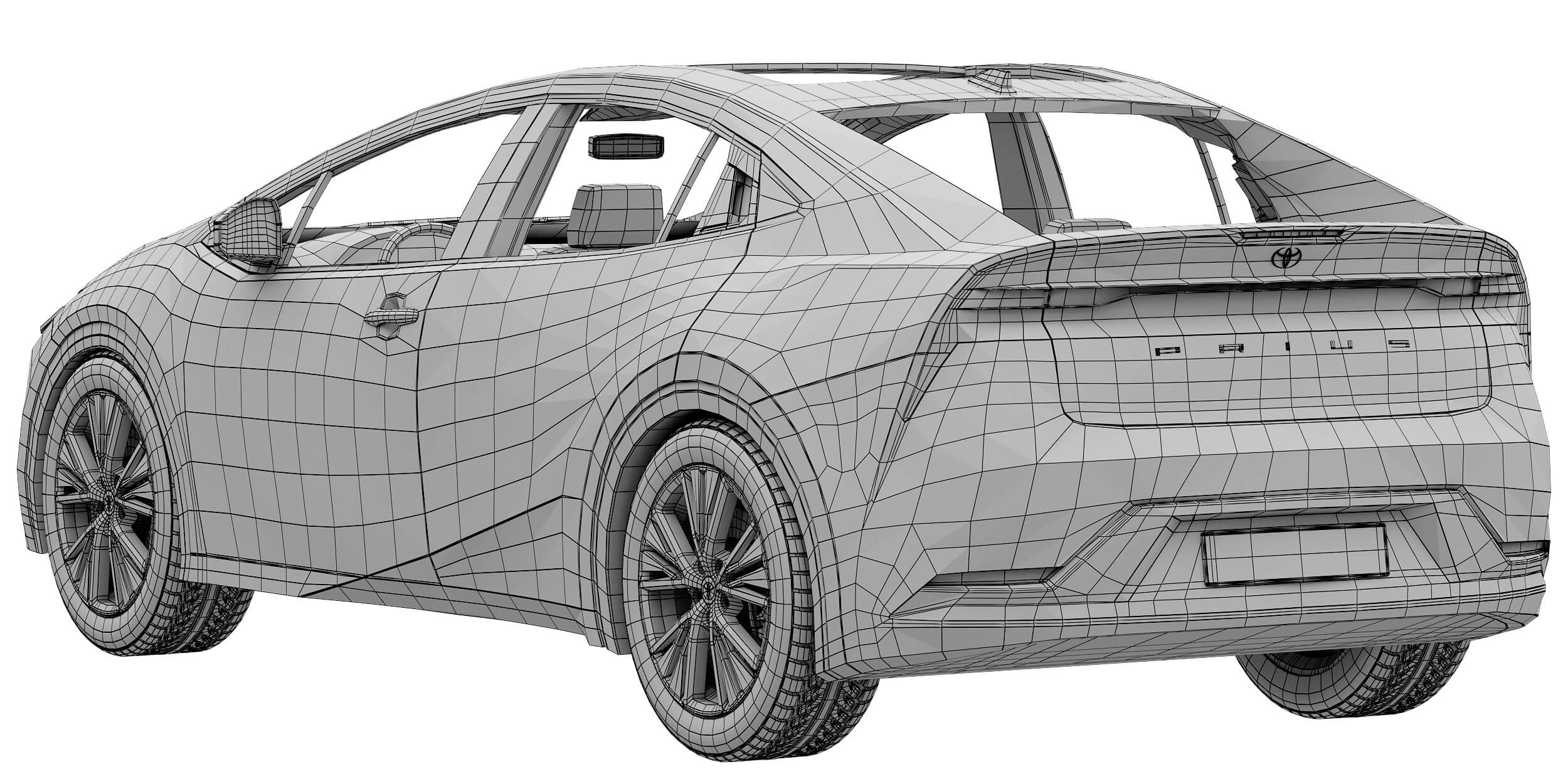 Toyota Prius - 3D Model by zifir3d