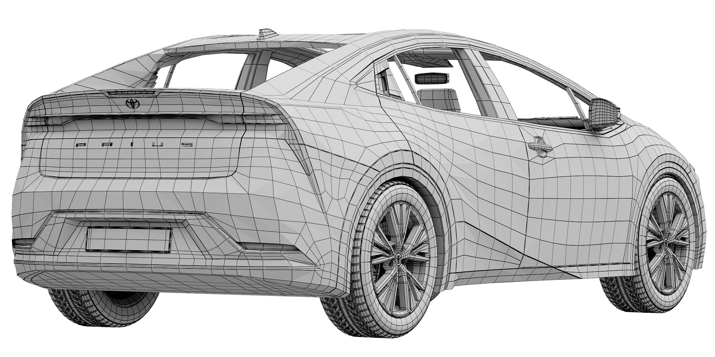 Toyota Prius - 3D Model by zifir3d