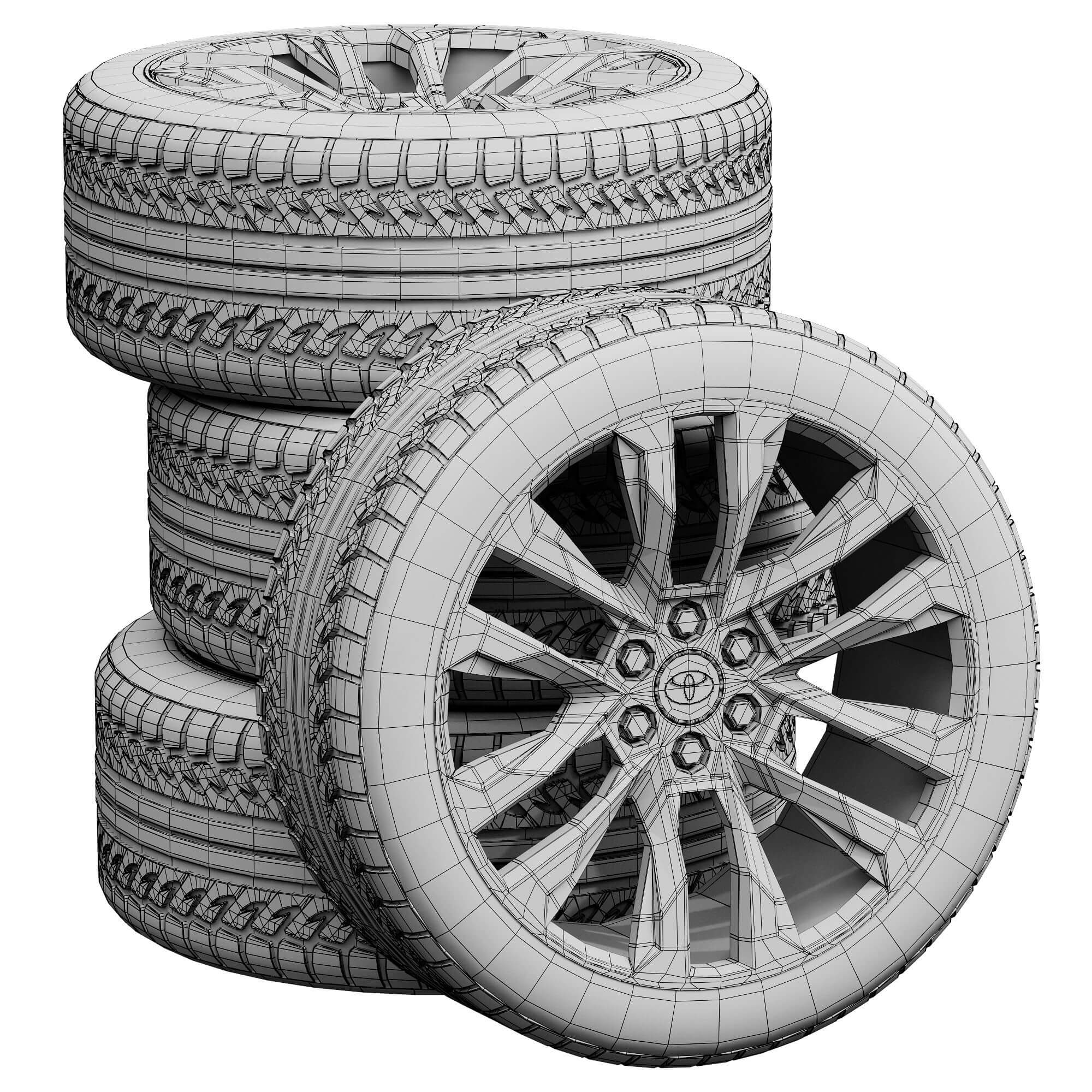 Toyota Tires - 3D Model by zifir3d