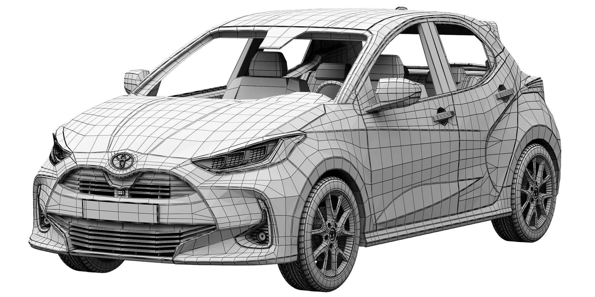 Toyota Yaris - 3D Model by zifir3d