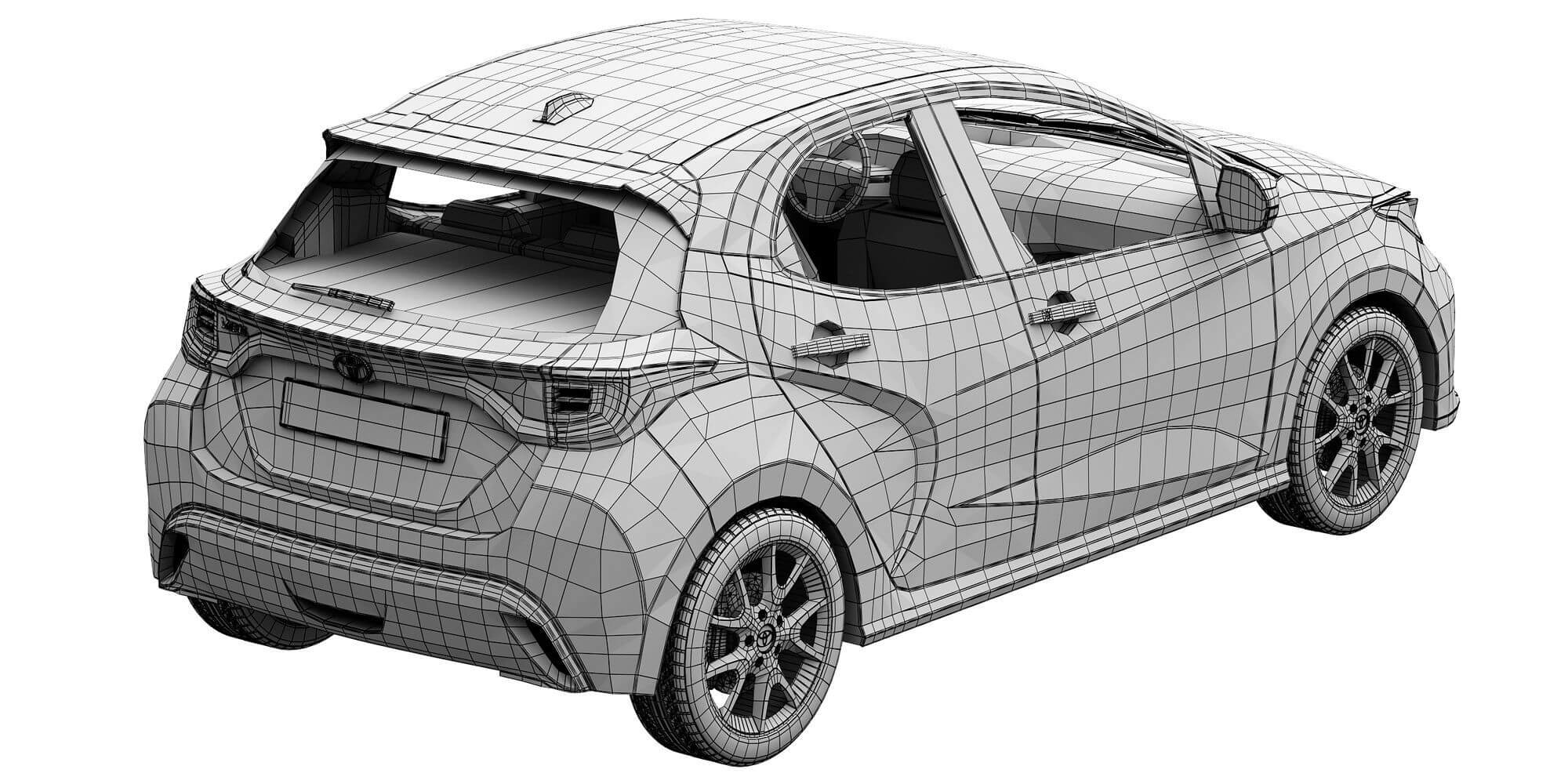 Toyota Yaris - 3D Model by zifir3d