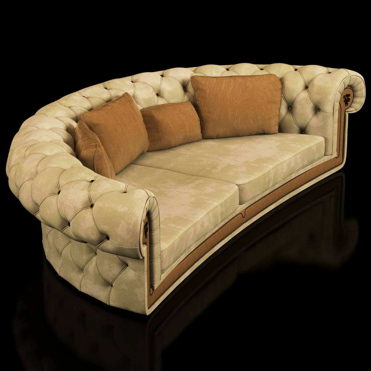 Visionnaire Jackpot Arc Sofa - 3D Model by zifir3d