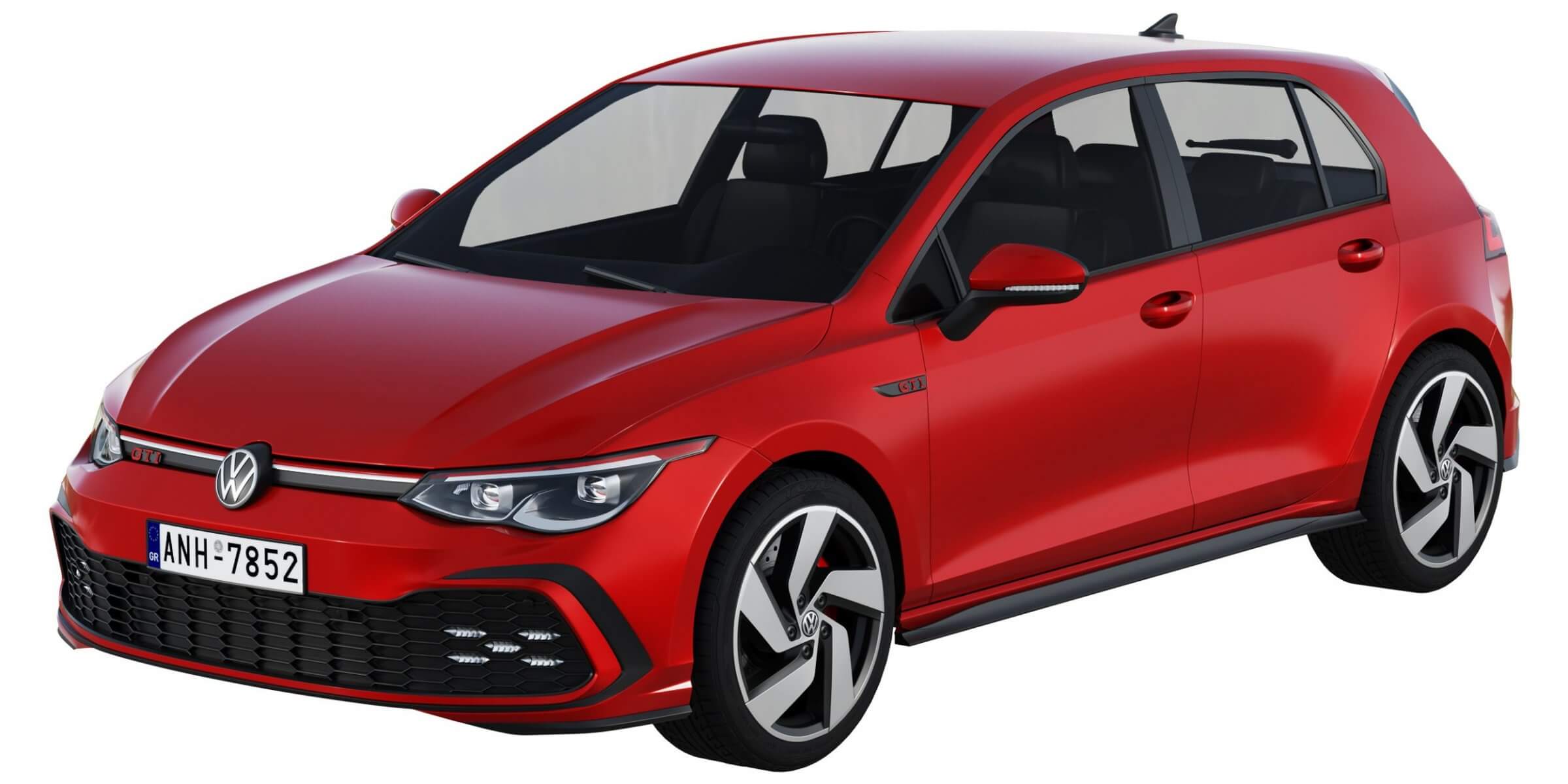 Volkswagen Golf 8 GTI - 3D Model by zifir3d