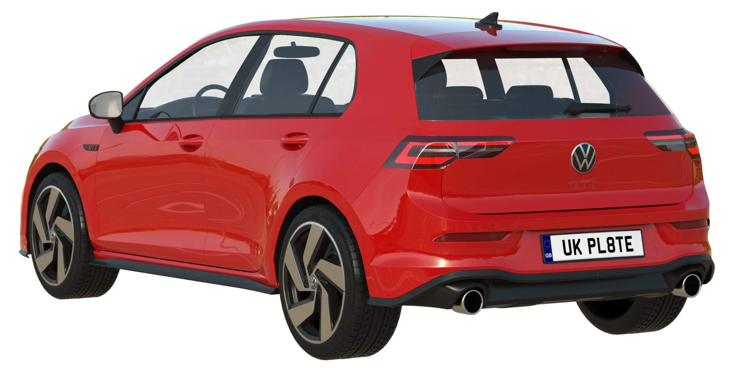 Volkswagen Golf 8 GTI - 3D Model by zifir3d