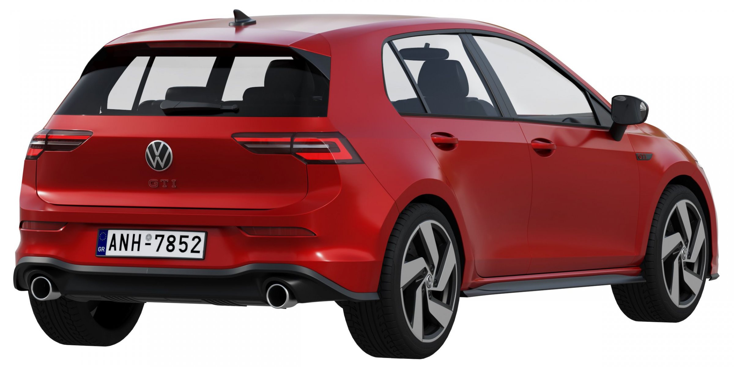 Volkswagen Golf 8 GTI - 3D Model by zifir3d