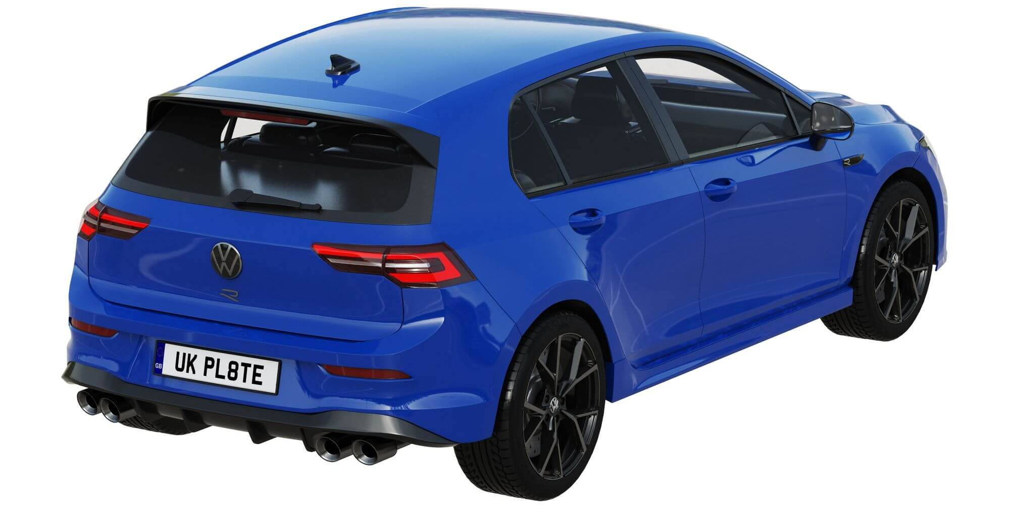 Volkswagen Golf 8 R - 3D Model by zifir3d