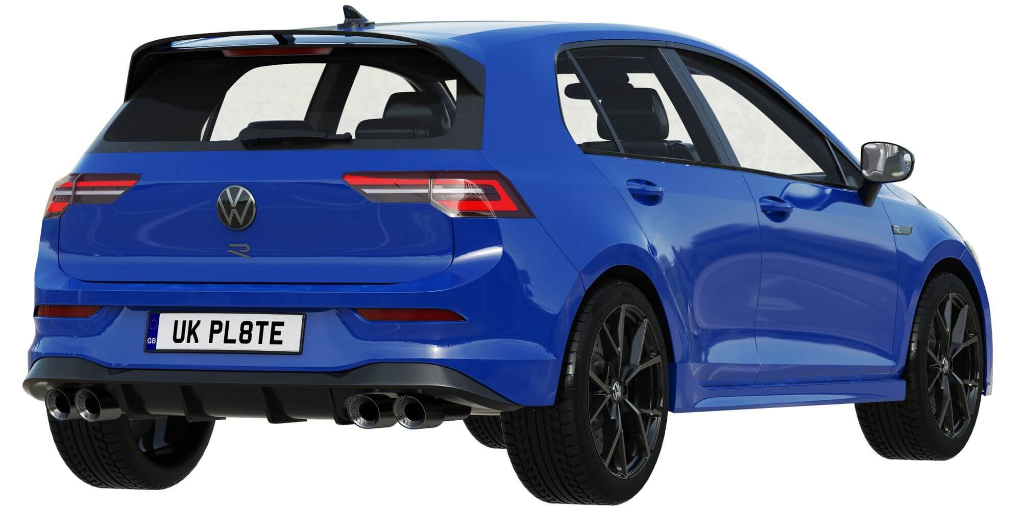 Volkswagen Golf 8 R - 3D Model by zifir3d