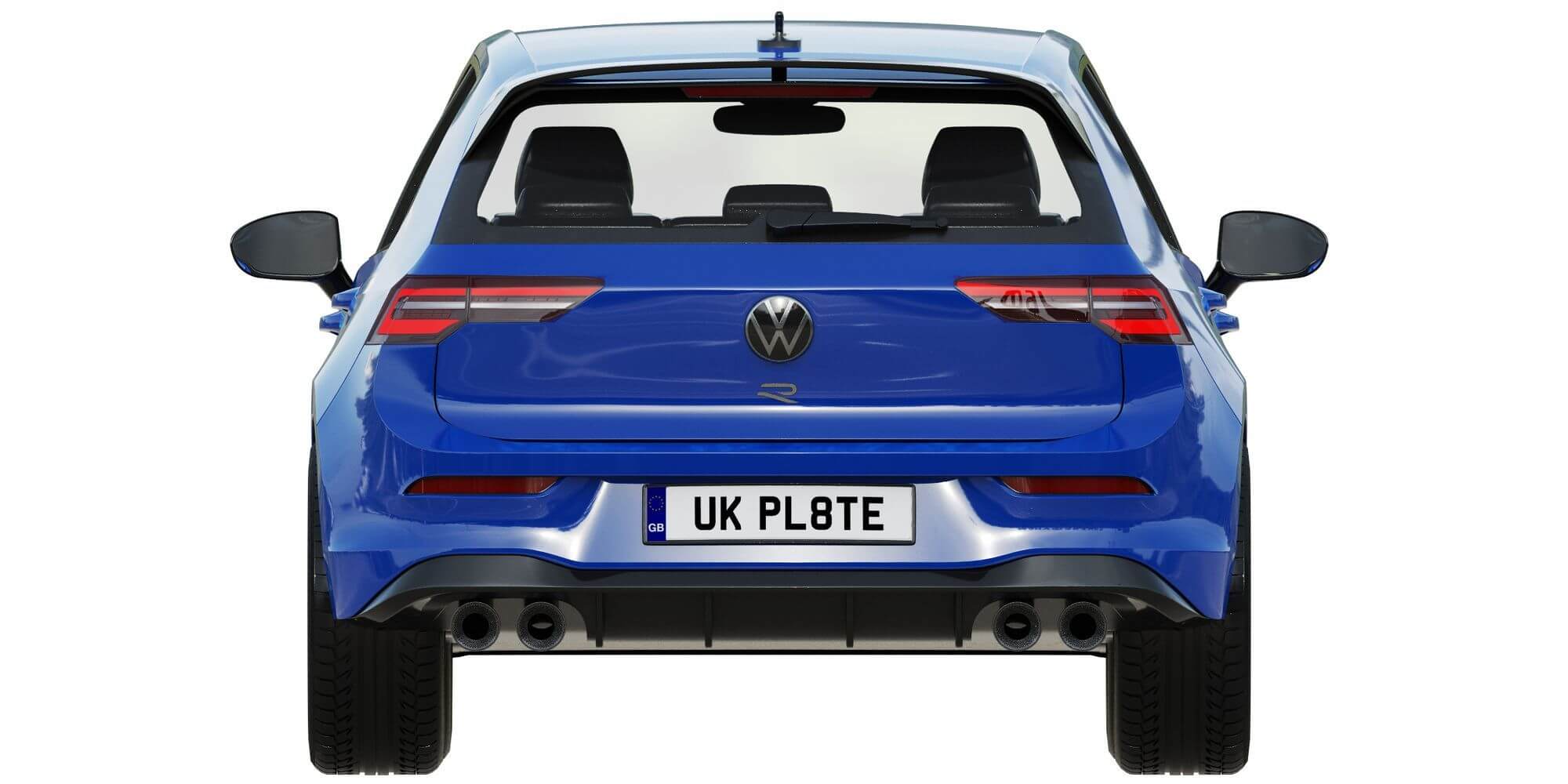 Volkswagen Golf 8 R - 3D Model by zifir3d