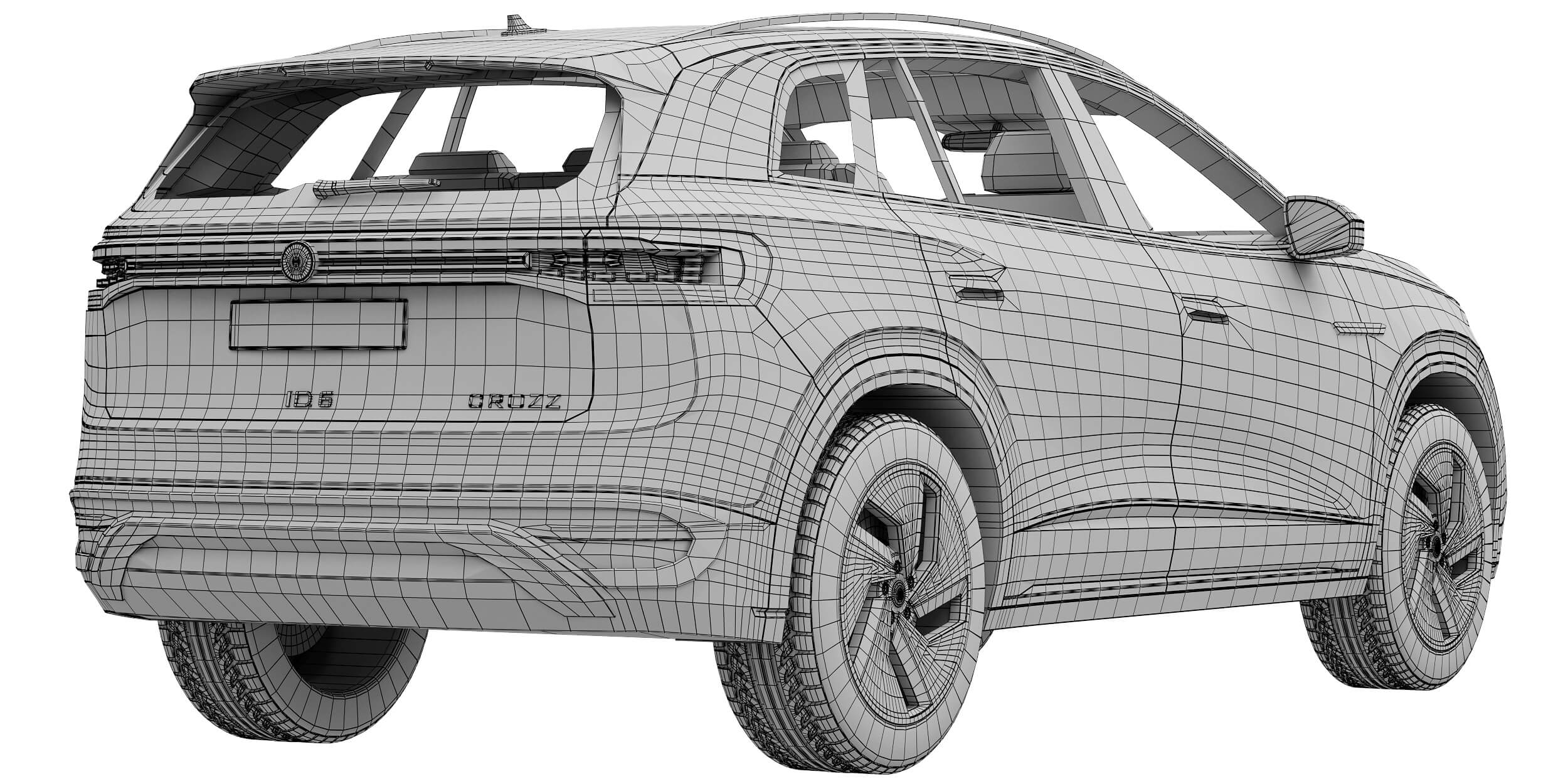 Volkswagen ID6 Crozz - 3D Model by zifir3d