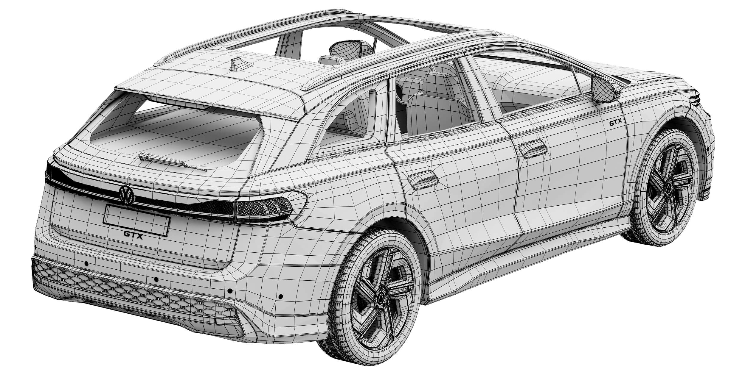 Volkswagen ID7 GTX Tourer - 3D Model by zifir3d