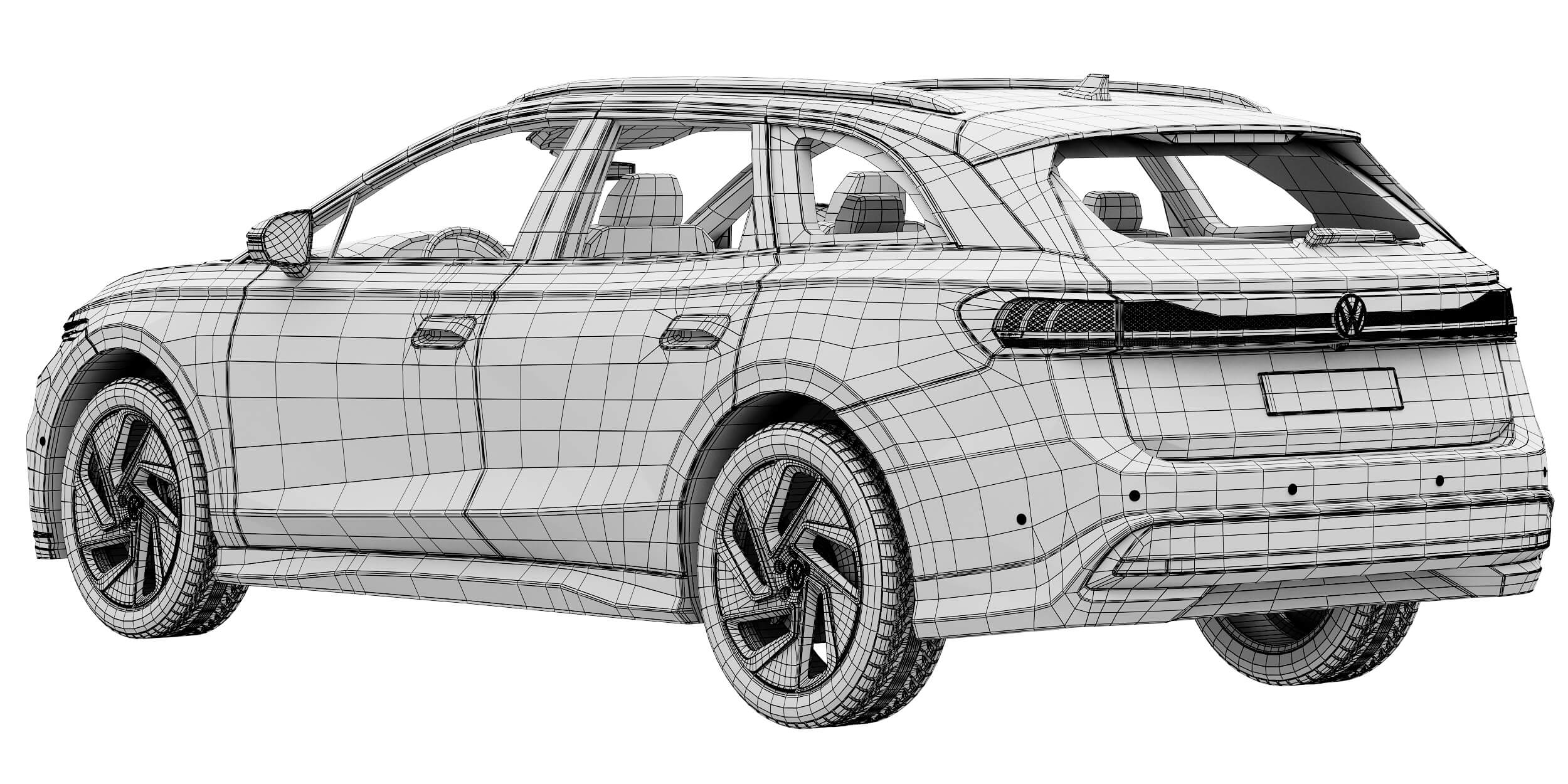 Volkswagen ID7 Tourer - 3D Model by zifir3d