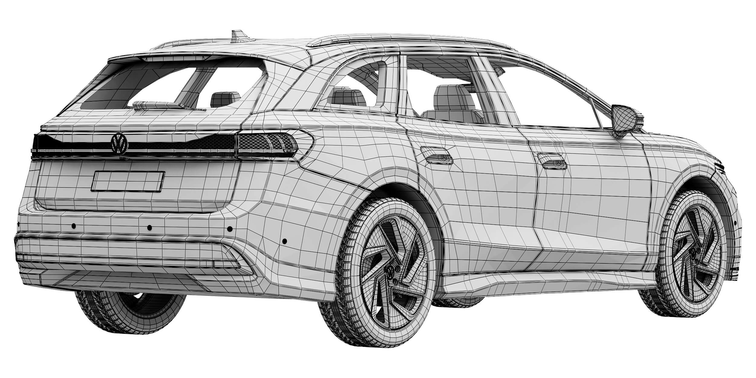 Volkswagen ID7 Tourer - 3D Model by zifir3d