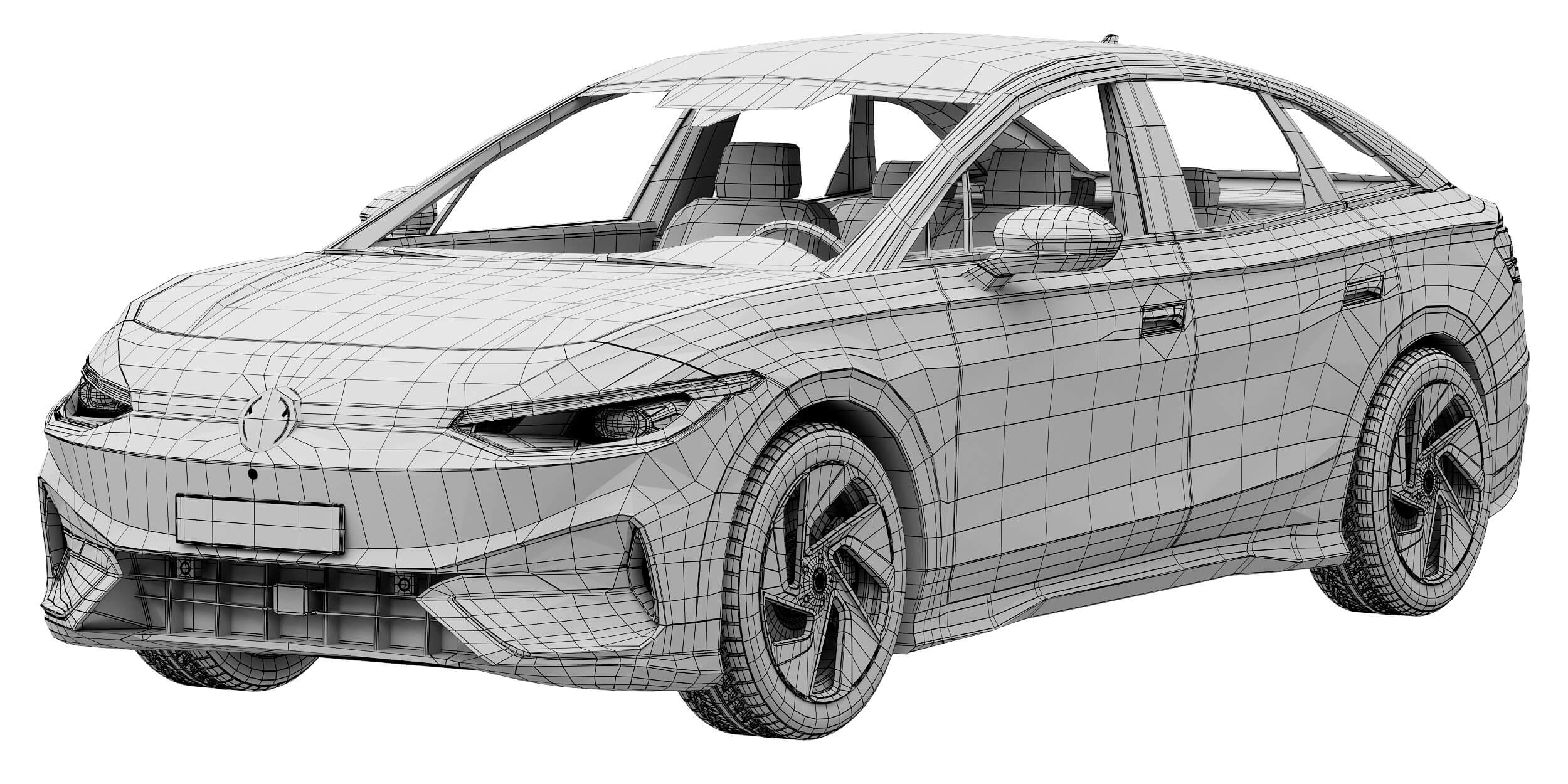 Volkswagen ID7 - 3D Model by zifir3d