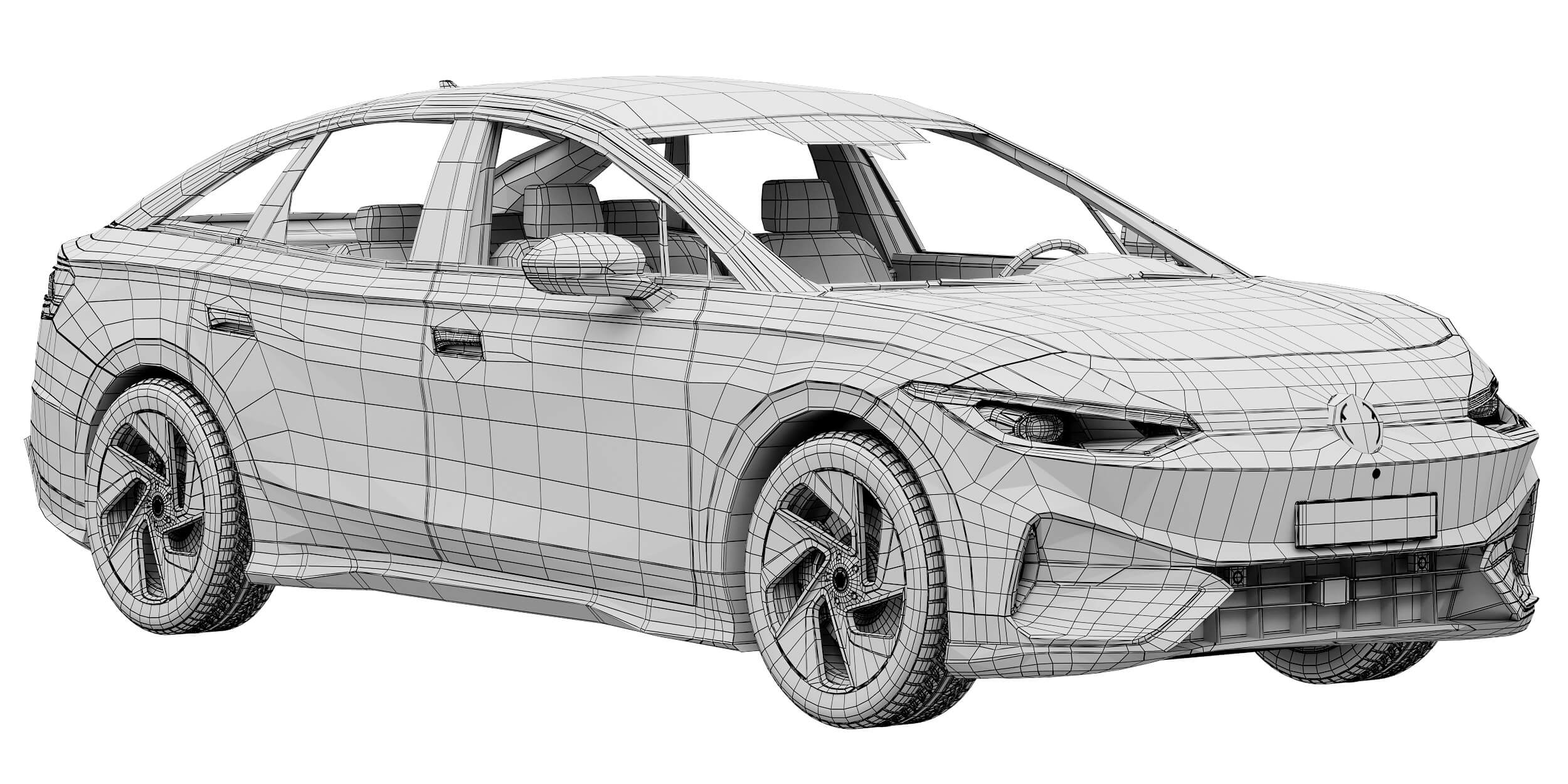 Volkswagen ID7 - 3D Model by zifir3d