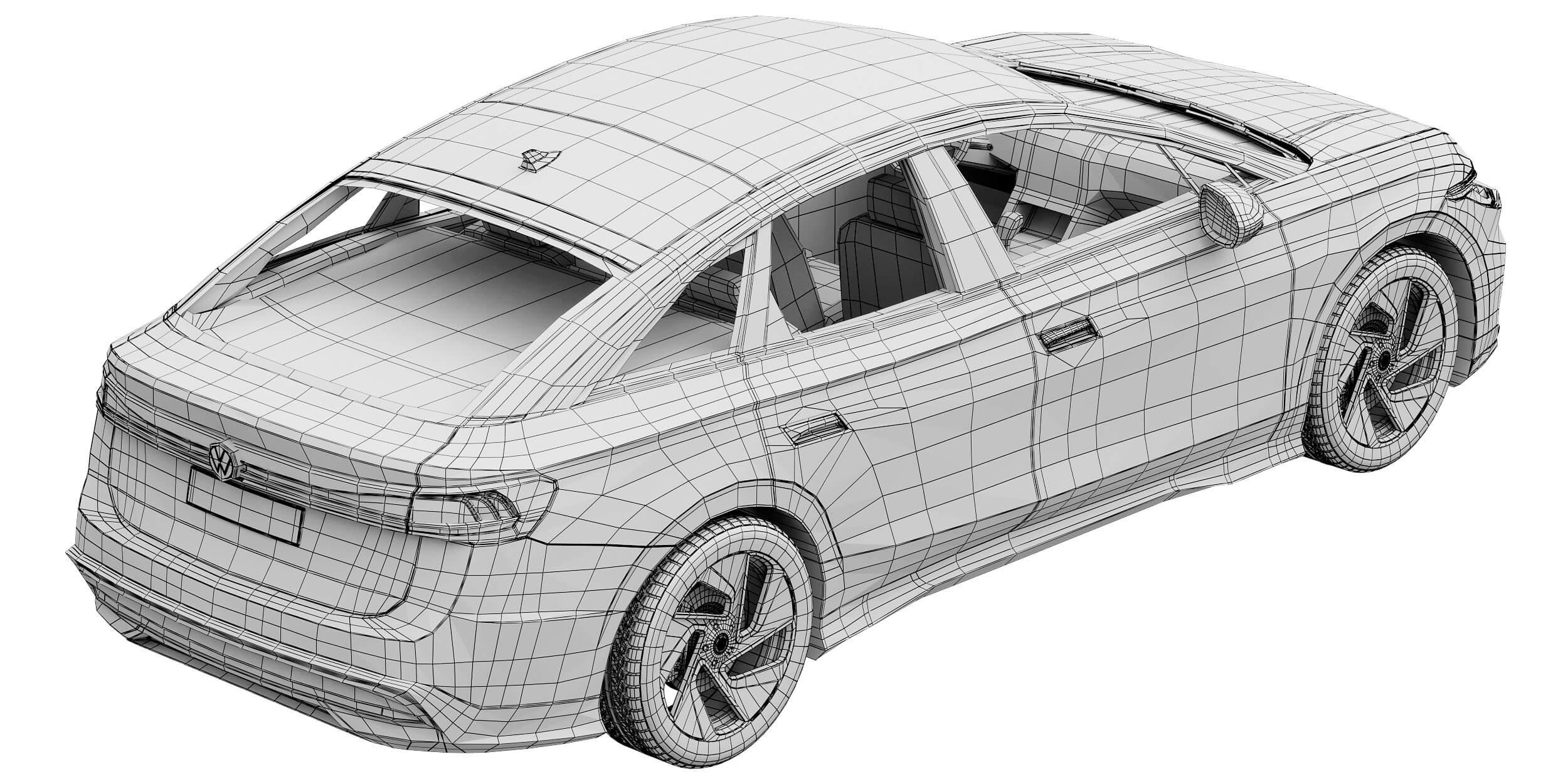 Volkswagen ID7 - 3D Model by zifir3d