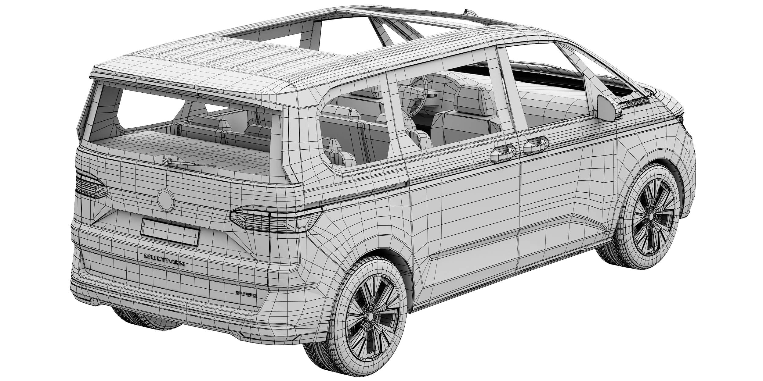 Volkswagen Multivan - 3D Model by zifir3d