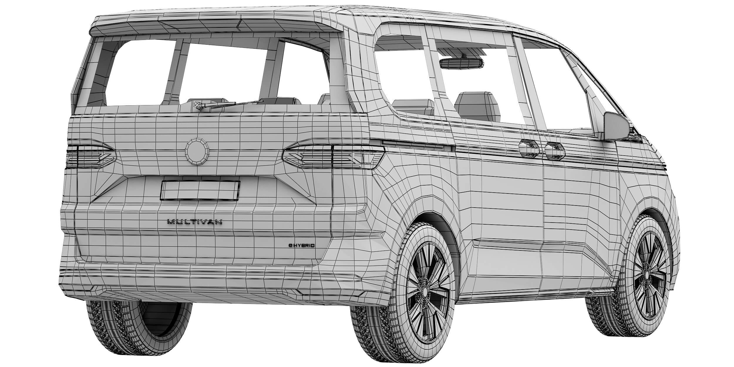 Volkswagen Multivan - 3D Model by zifir3d