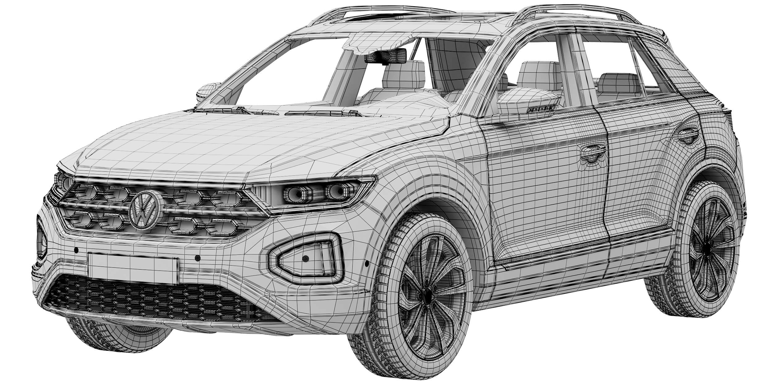 Volkswagen T-Roc R-Line 2022 3D Model by zifir3d