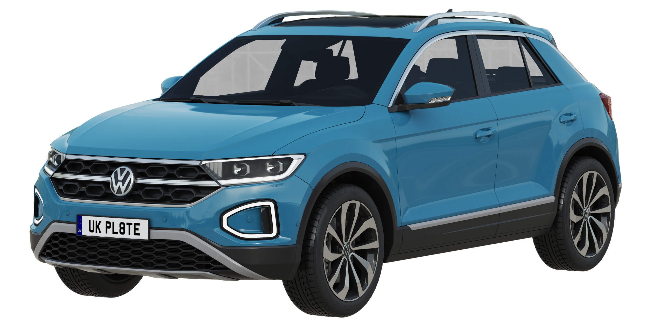 Volkswagen T-Roc R-Line 2022 3D Model by zifir3d