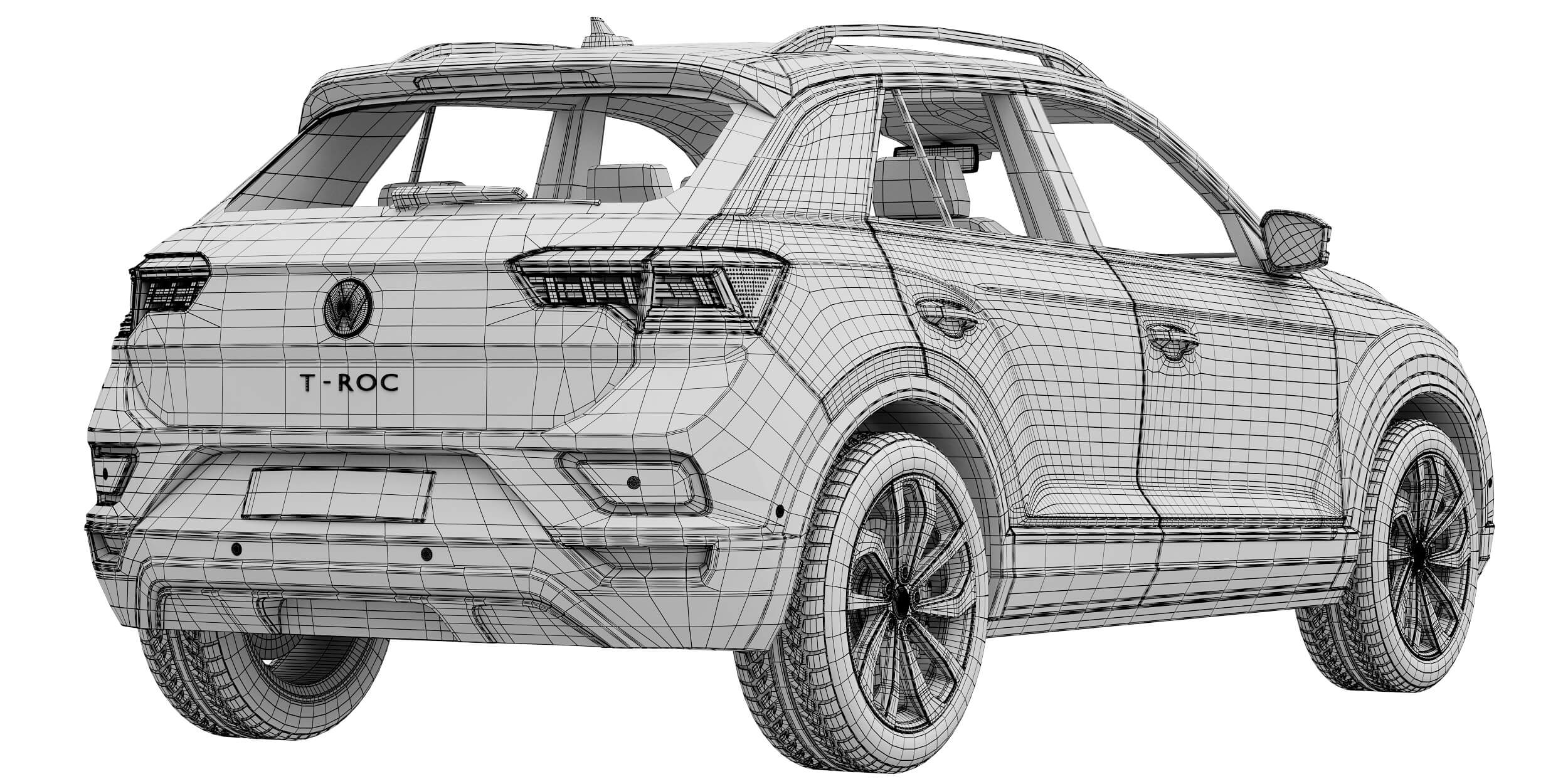 Volkswagen T-Roc R-Line 2022 3D Model by zifir3d