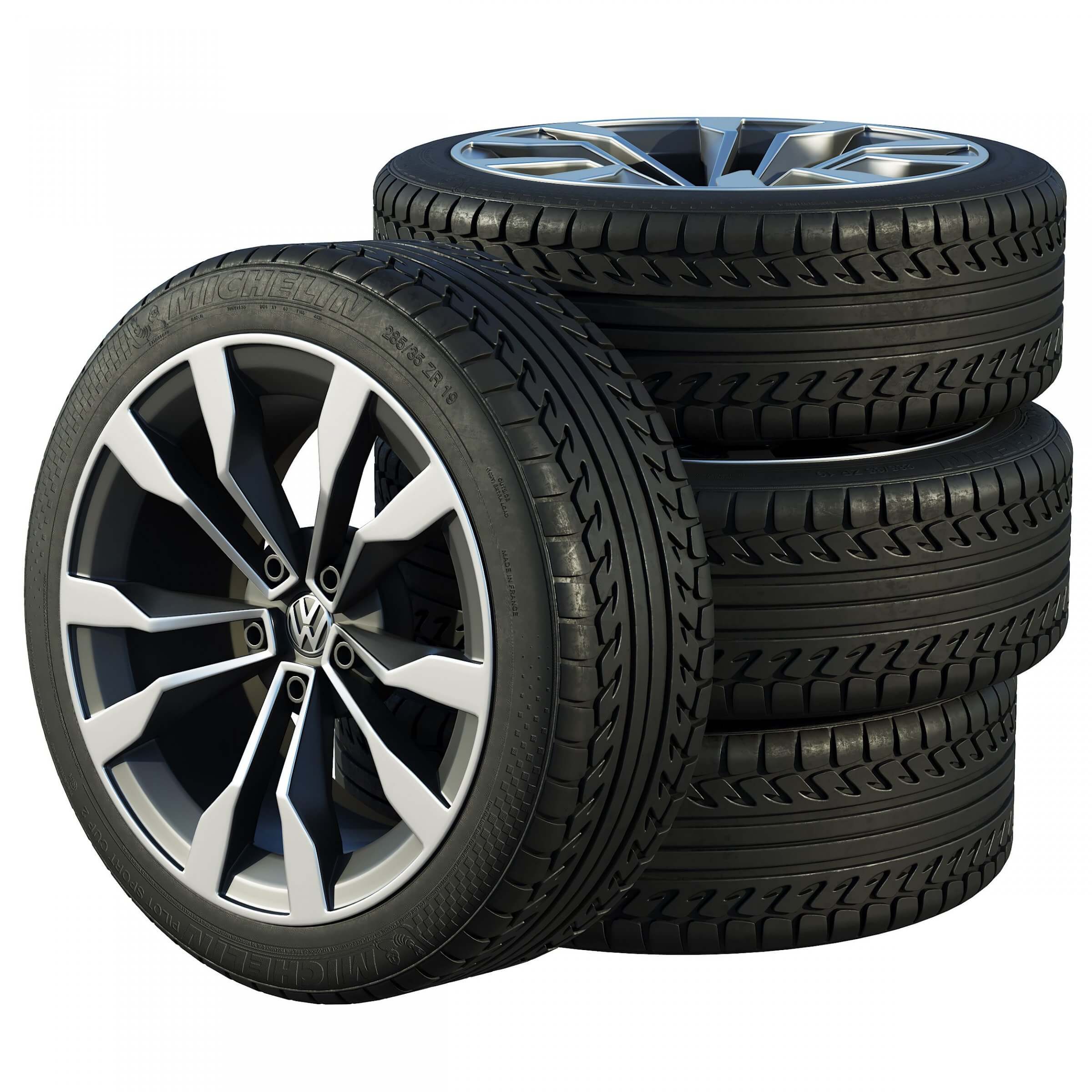 Volkswagen Tires 1 - 3D Model by zifir3d
