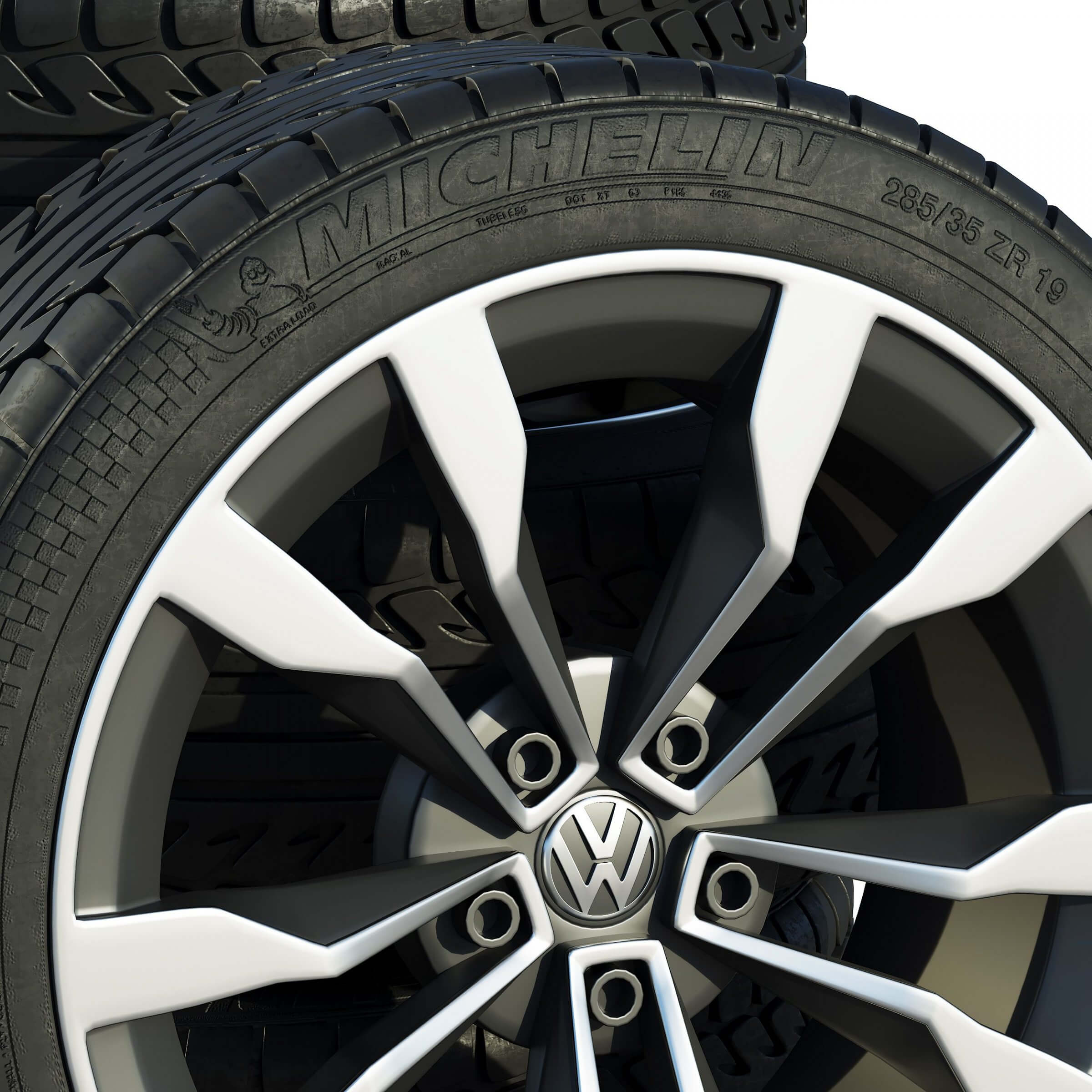 Volkswagen Tires 1 - 3D Model by zifir3d