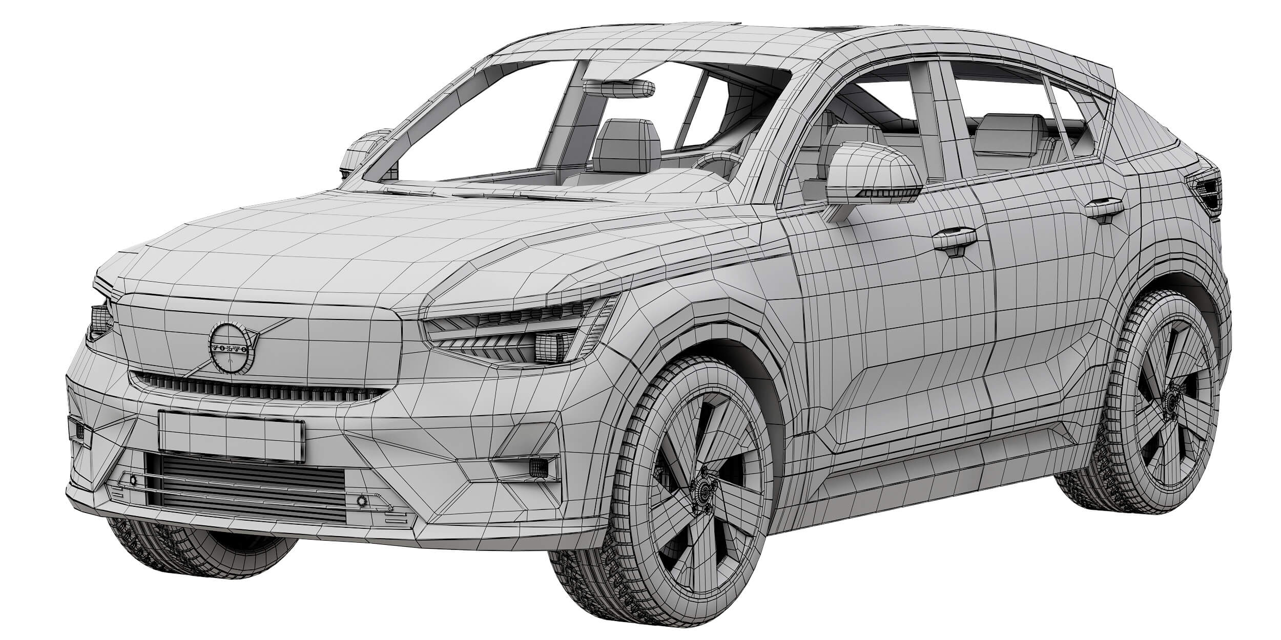 Volvo C40 - 3D Model by zifir3d