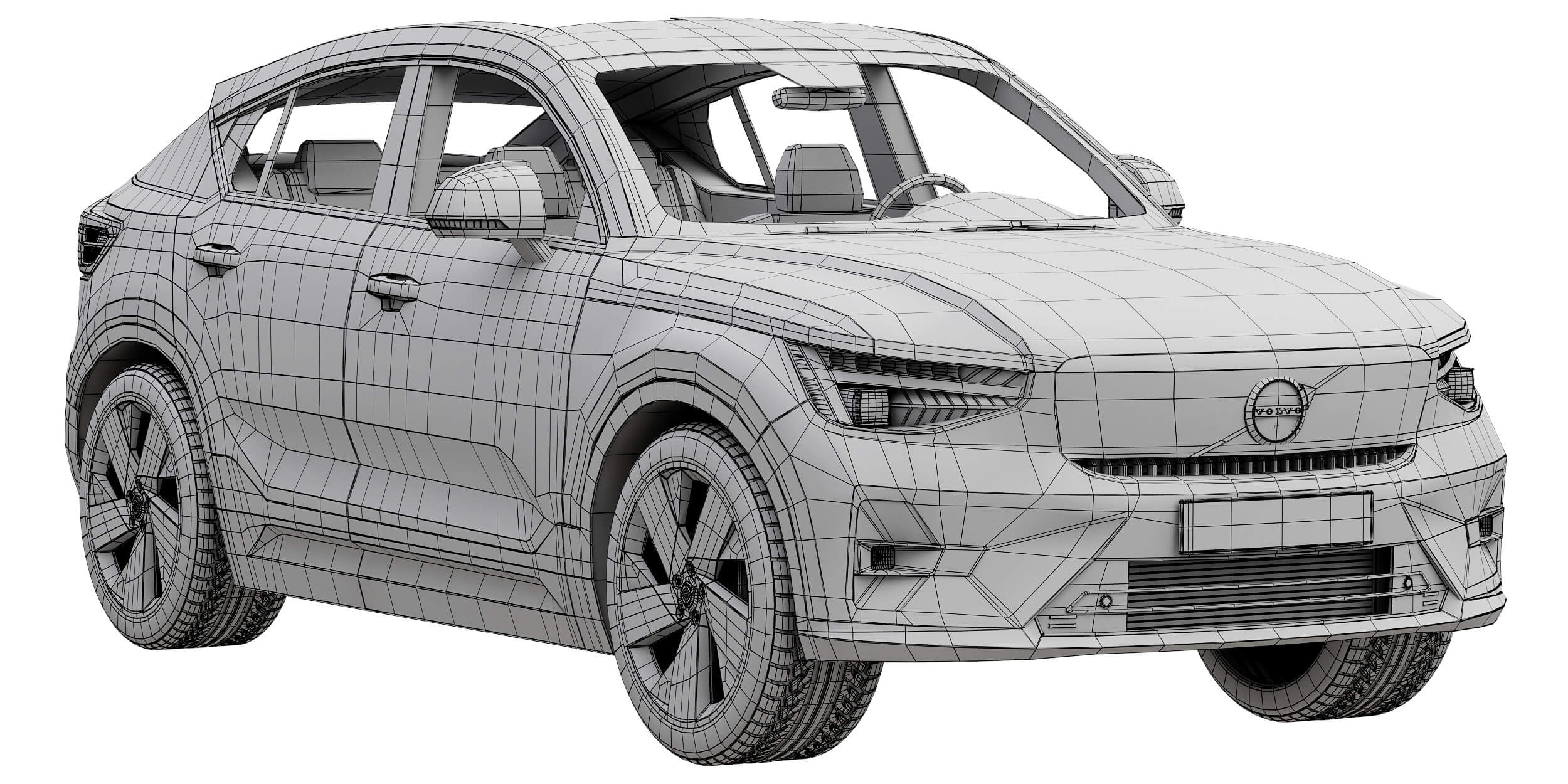 Volvo C40 - 3D Model by zifir3d