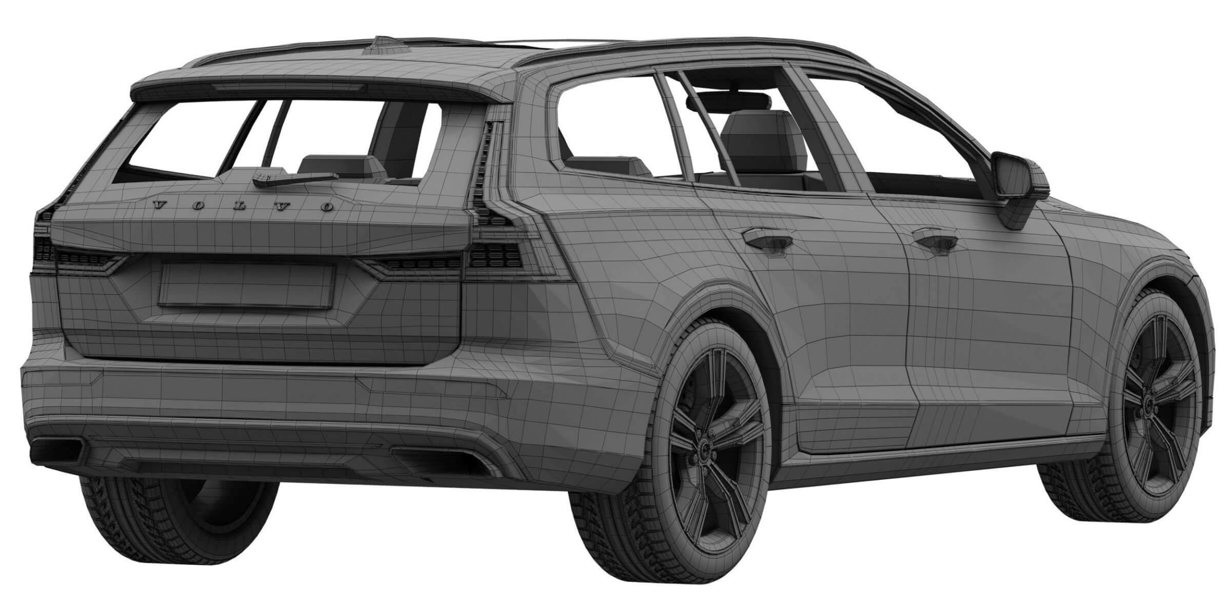 Volvo V60 - 3D Model by zifir3d
