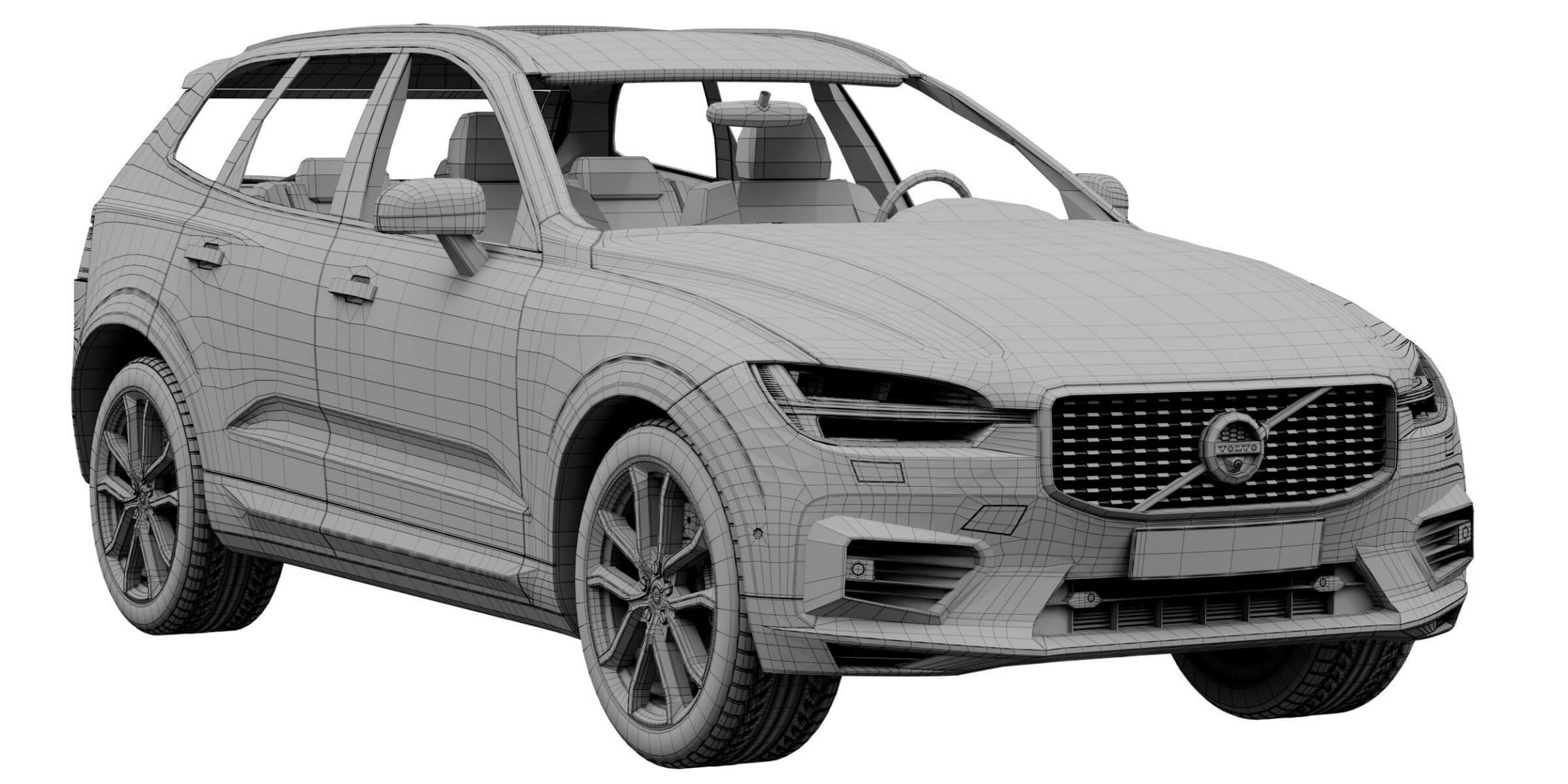 Volvo XC60 R-Design 3D Model by zifir3d