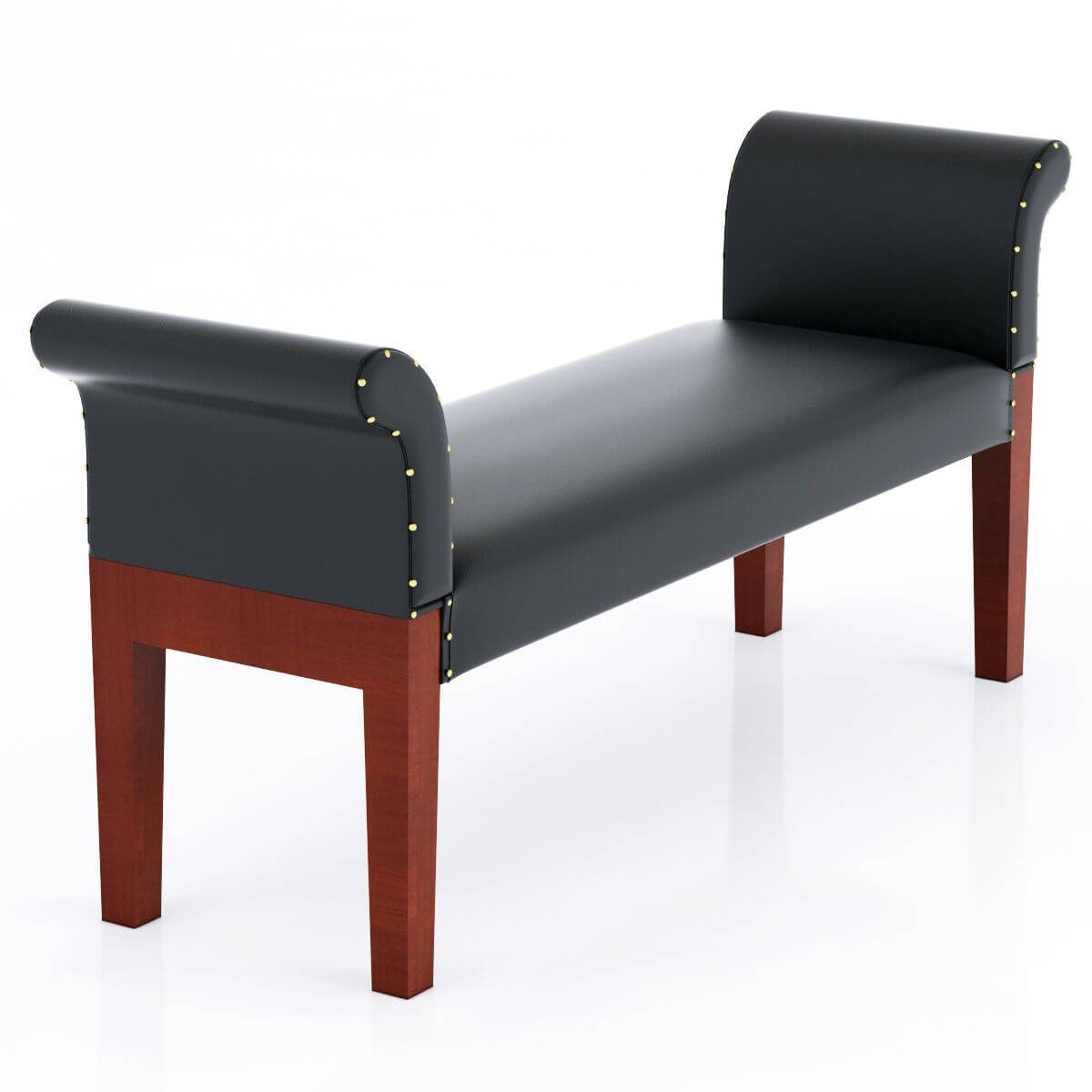 Wood Fabric Bench - 3D Model by zifir3d
