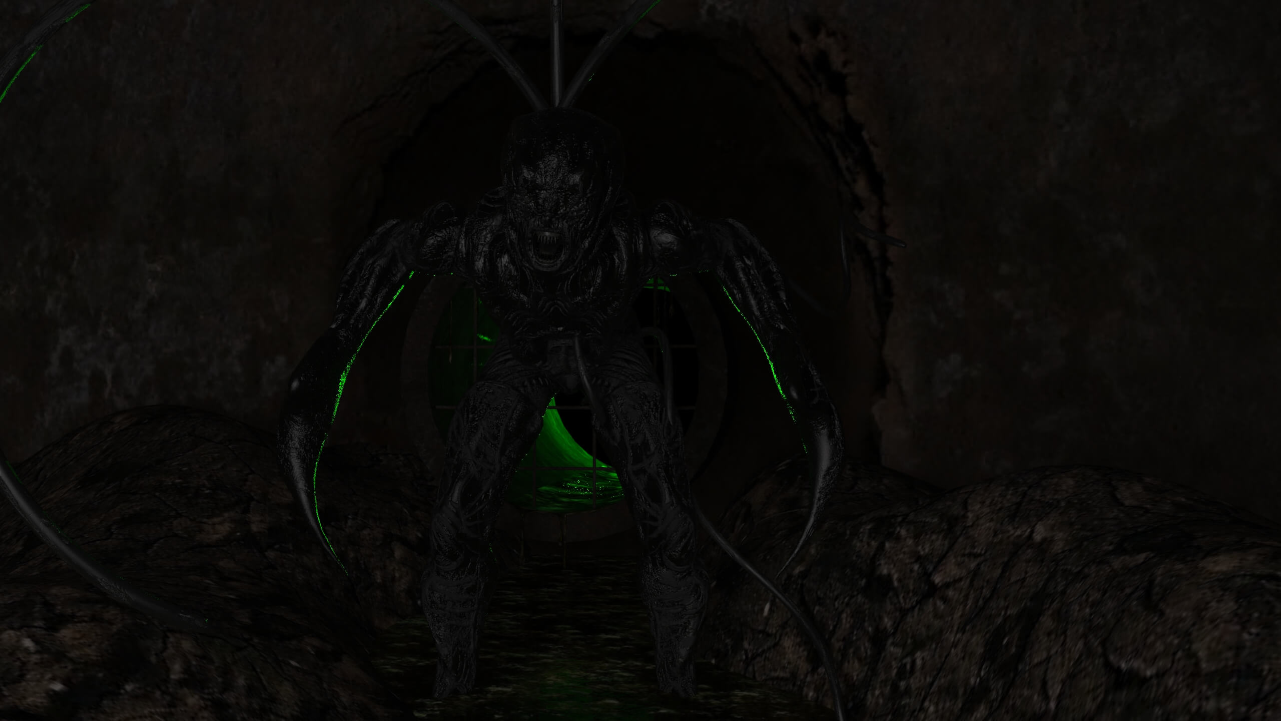 Monster Among Us 3D Render, Digital Art by zigcramp