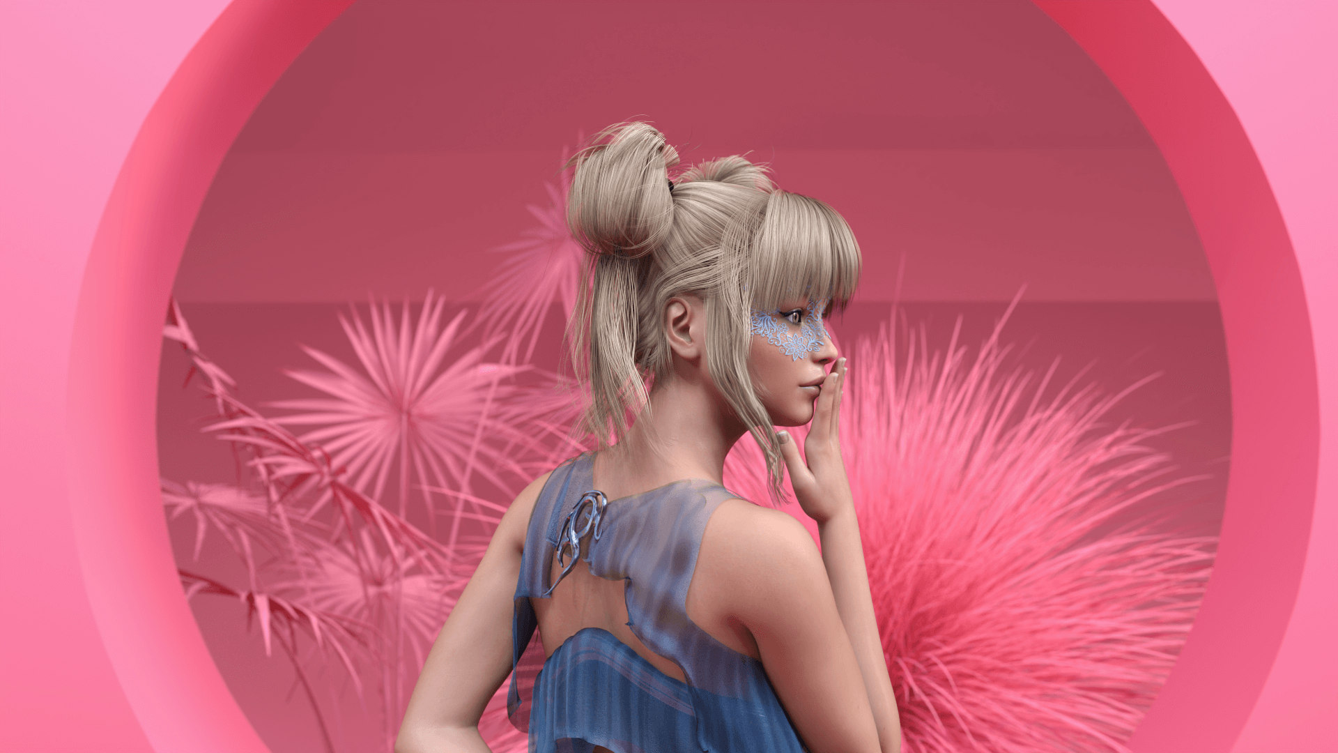 Where Girls Come First 3D Render, Digital Art by zigzagroad