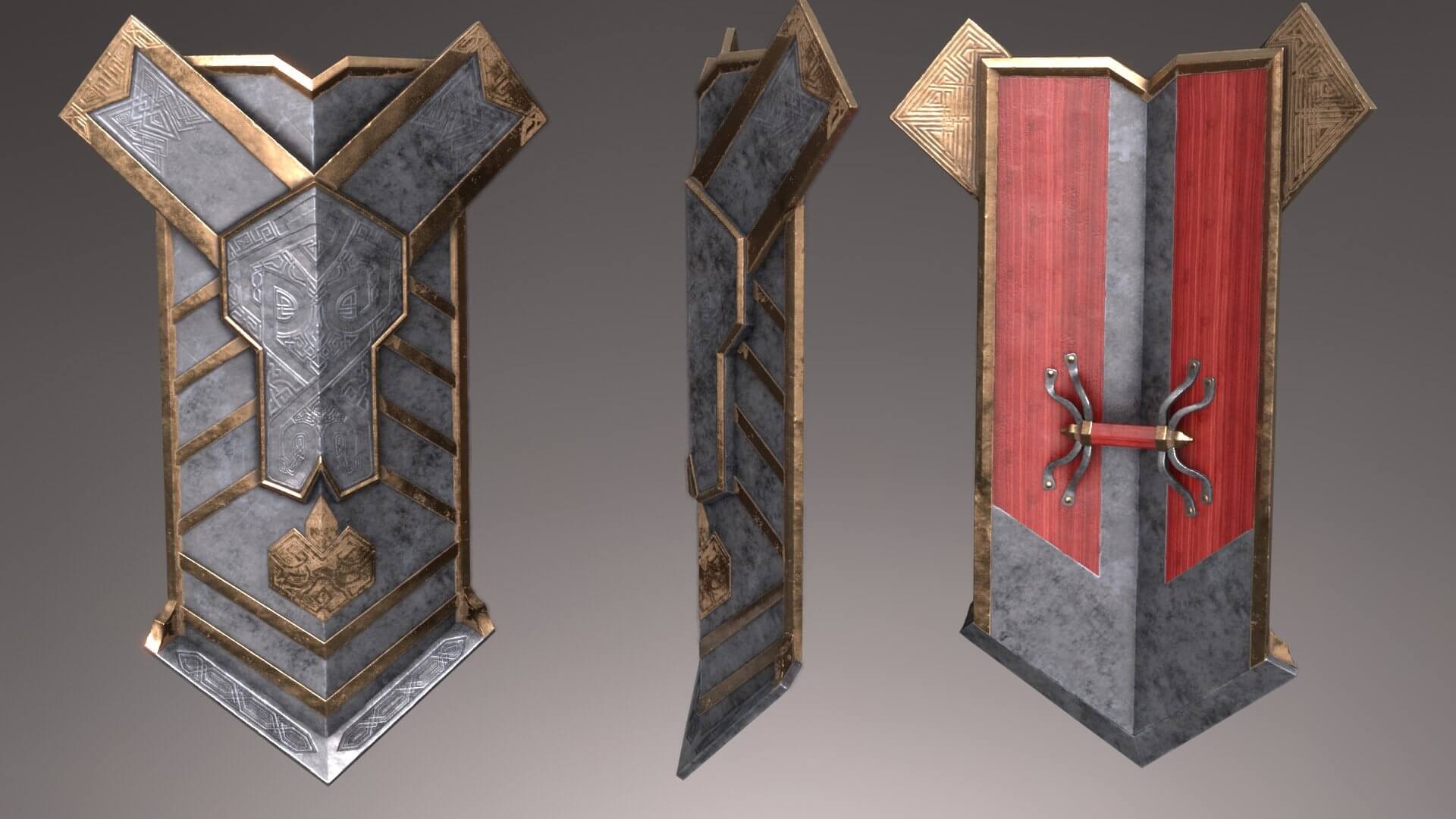 Fantasy Set Of Gnome Weapons - 3D Model by Zilbeerman