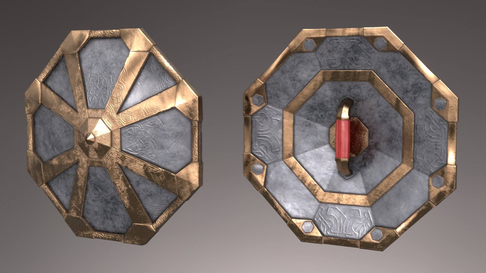 Fantasy Set Of Gnome Weapons - 3D Model by Zilbeerman