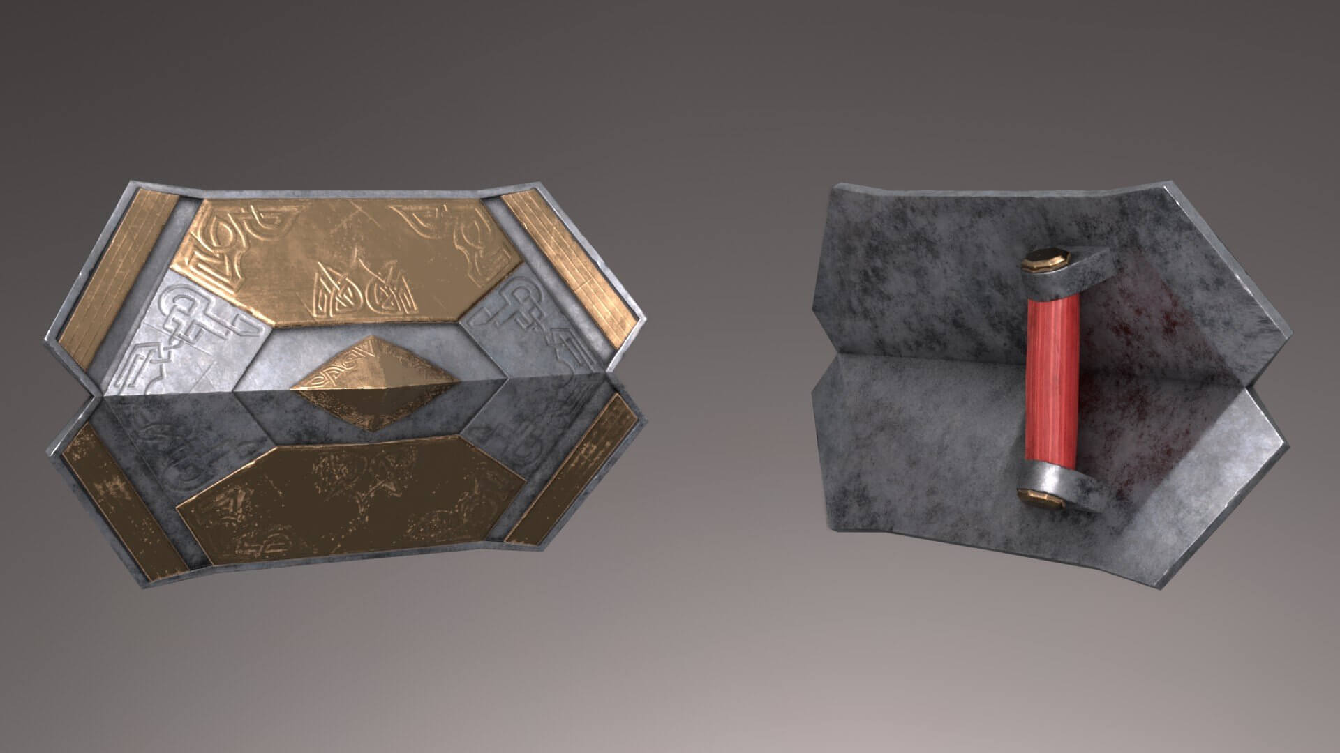 Fantasy Set Of Gnome Weapons - 3D Model by Zilbeerman