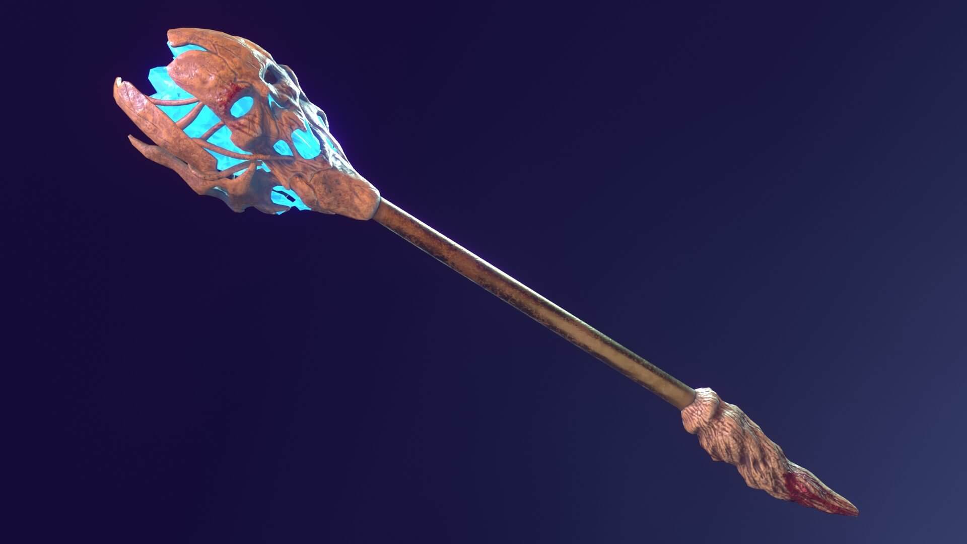 Fantasy Staff Pack 03 - 3D Model by Zilbeerman