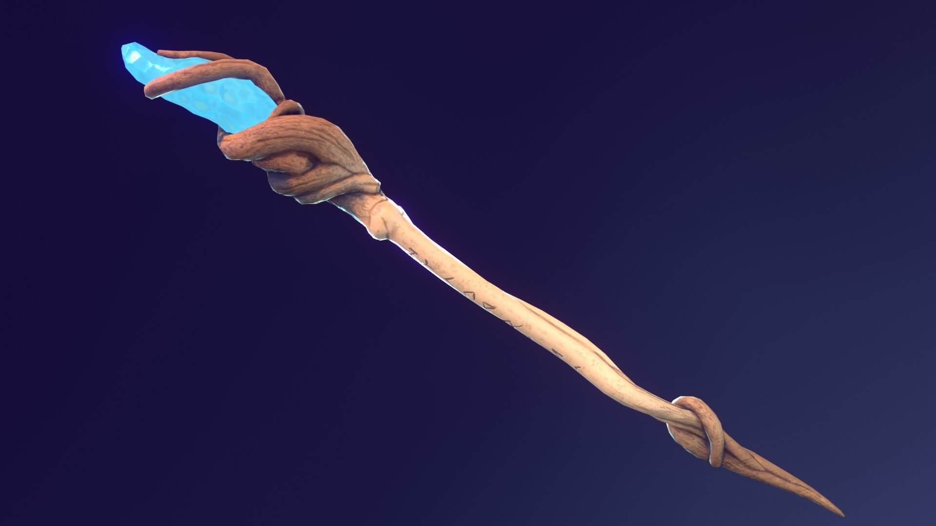 Fantasy Staff Pack 03 - 3D Model by Zilbeerman
