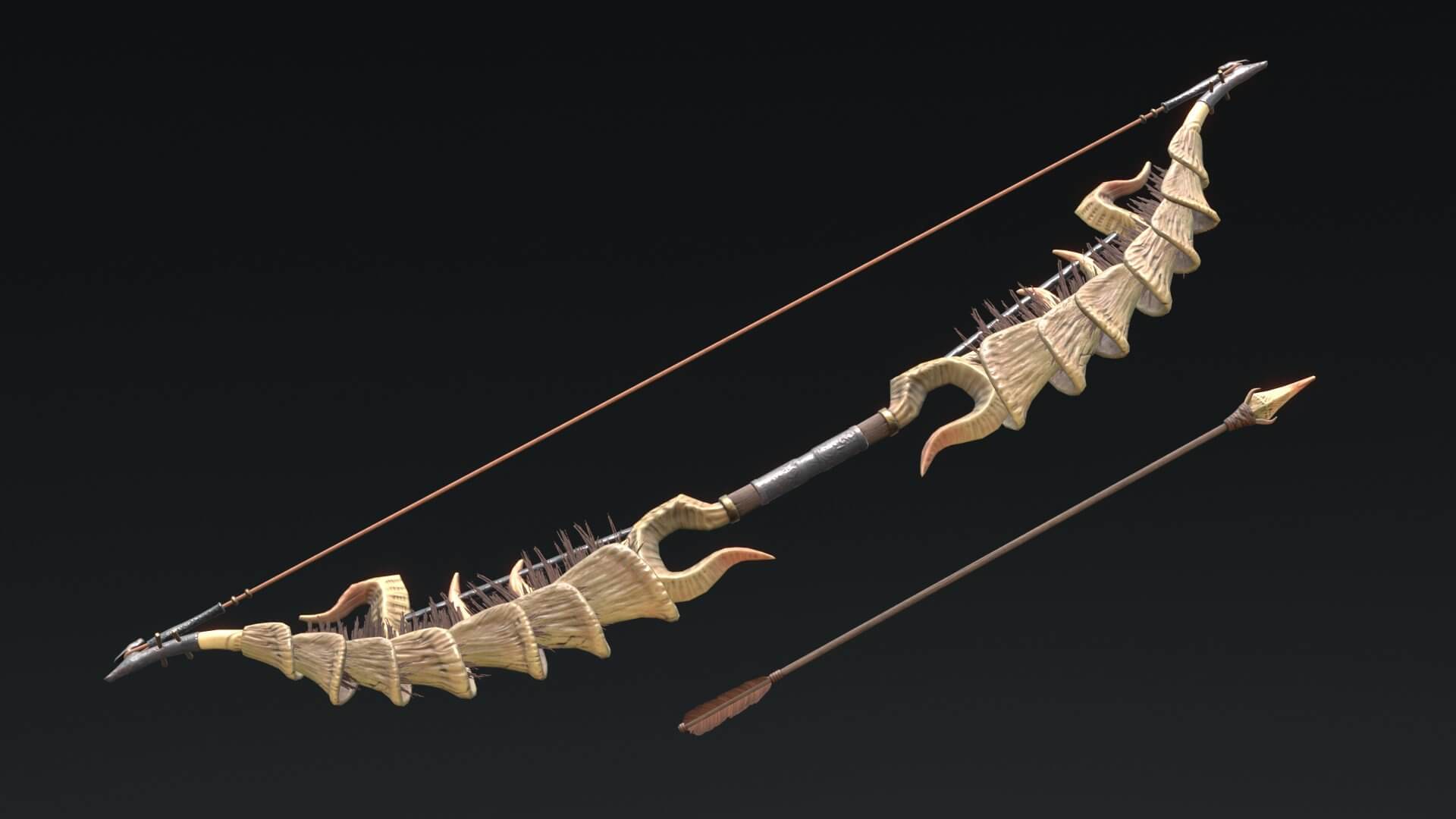 Fantasy Weapon Chitin Set - 3D Model by Zilbeerman