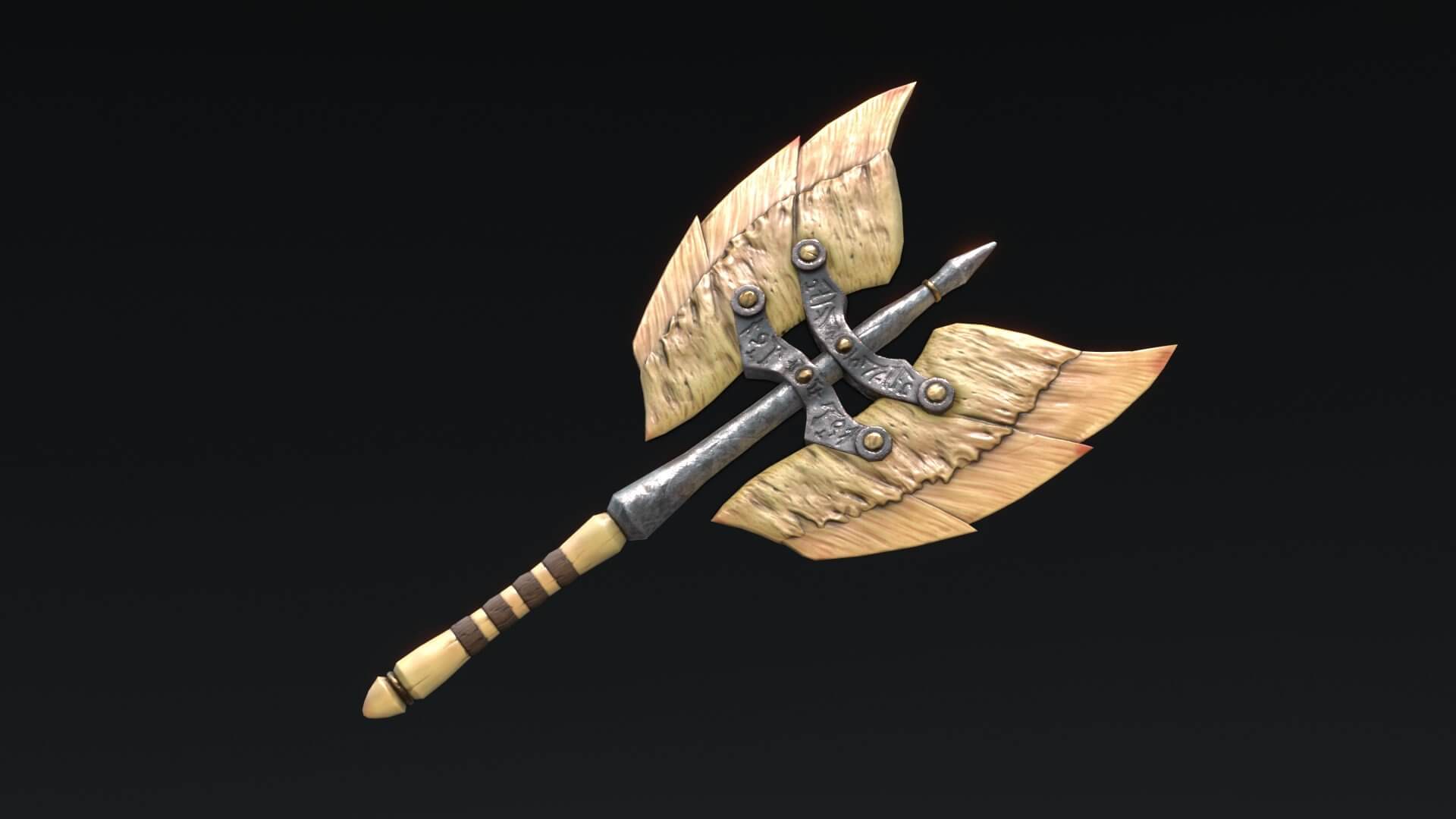 Fantasy Weapon Chitin Set - 3D Model by Zilbeerman