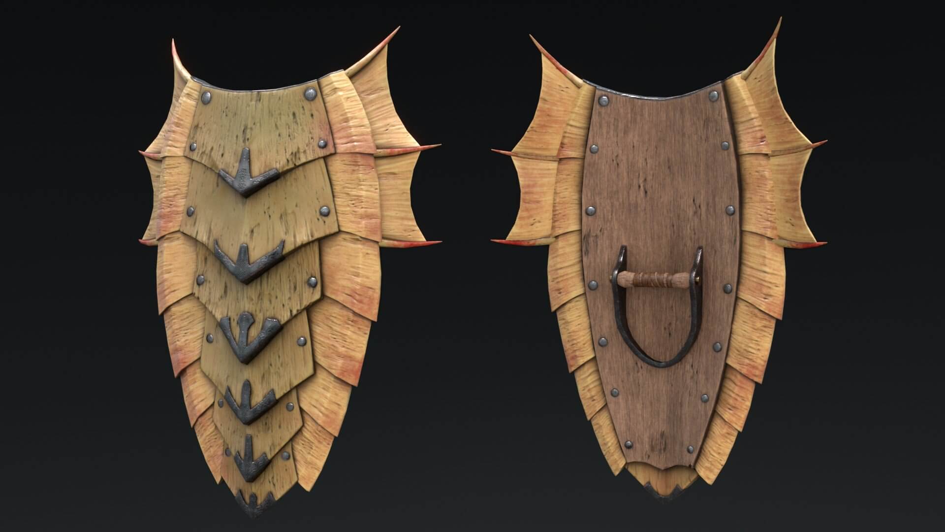Fantasy Weapon Chitin Set - 3D Model by Zilbeerman